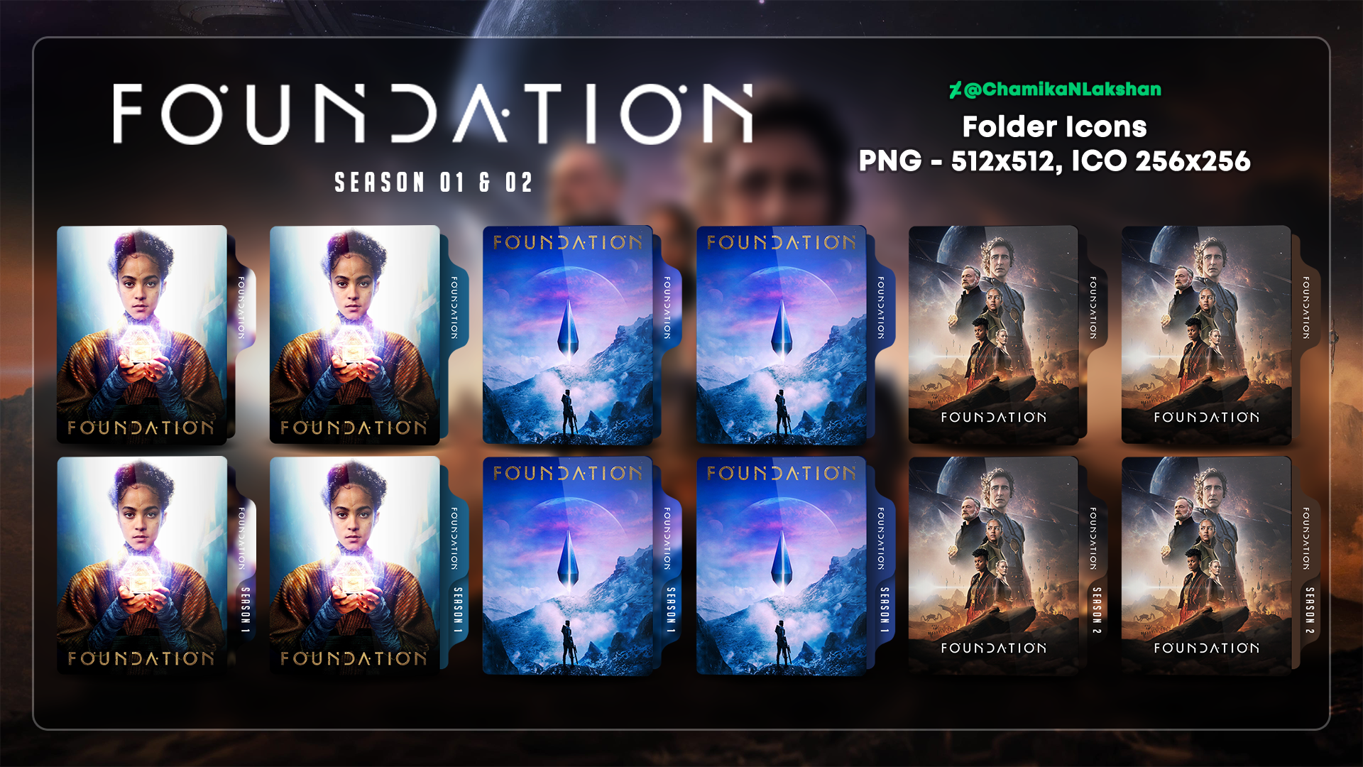 Foundation S01 and S02 Folder Icons by ChamikaNLakshan on DeviantArt