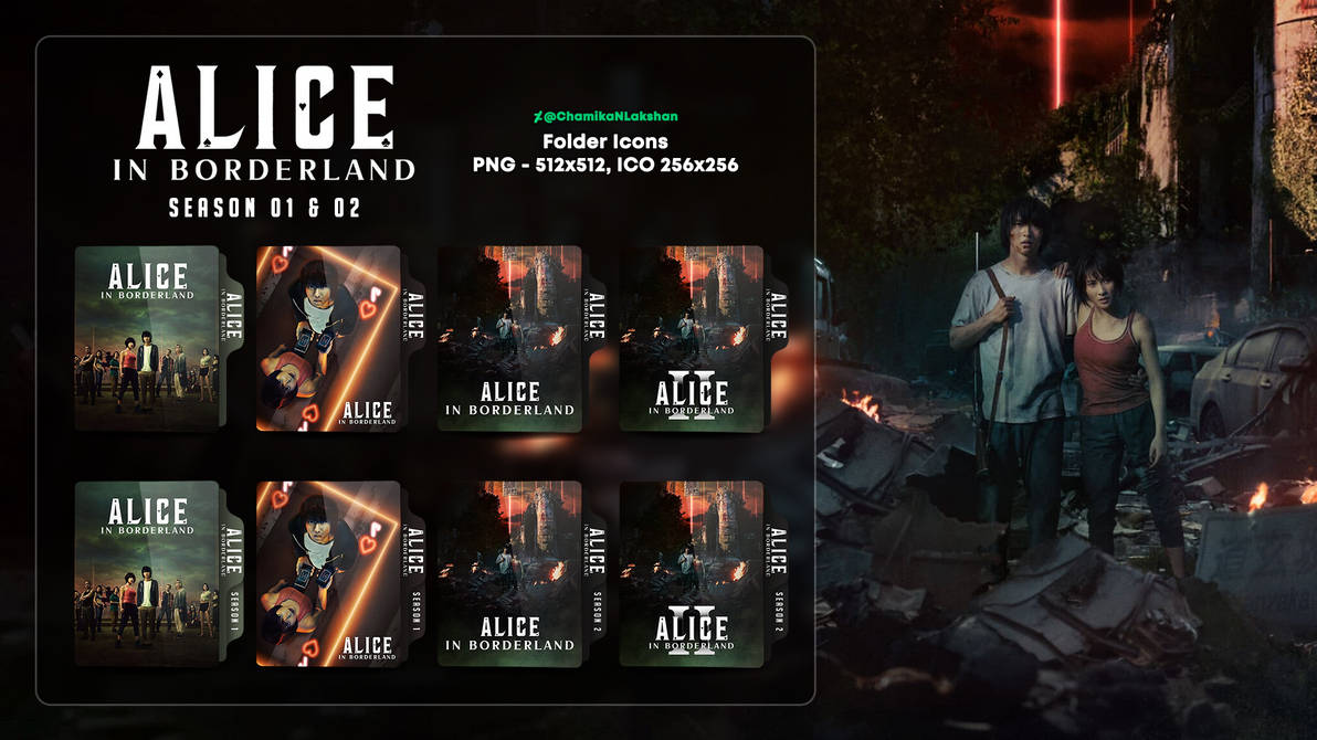 Alice in Borderland S01 and S02 Folder Icons by ChamikaNLakshan on DeviantArt