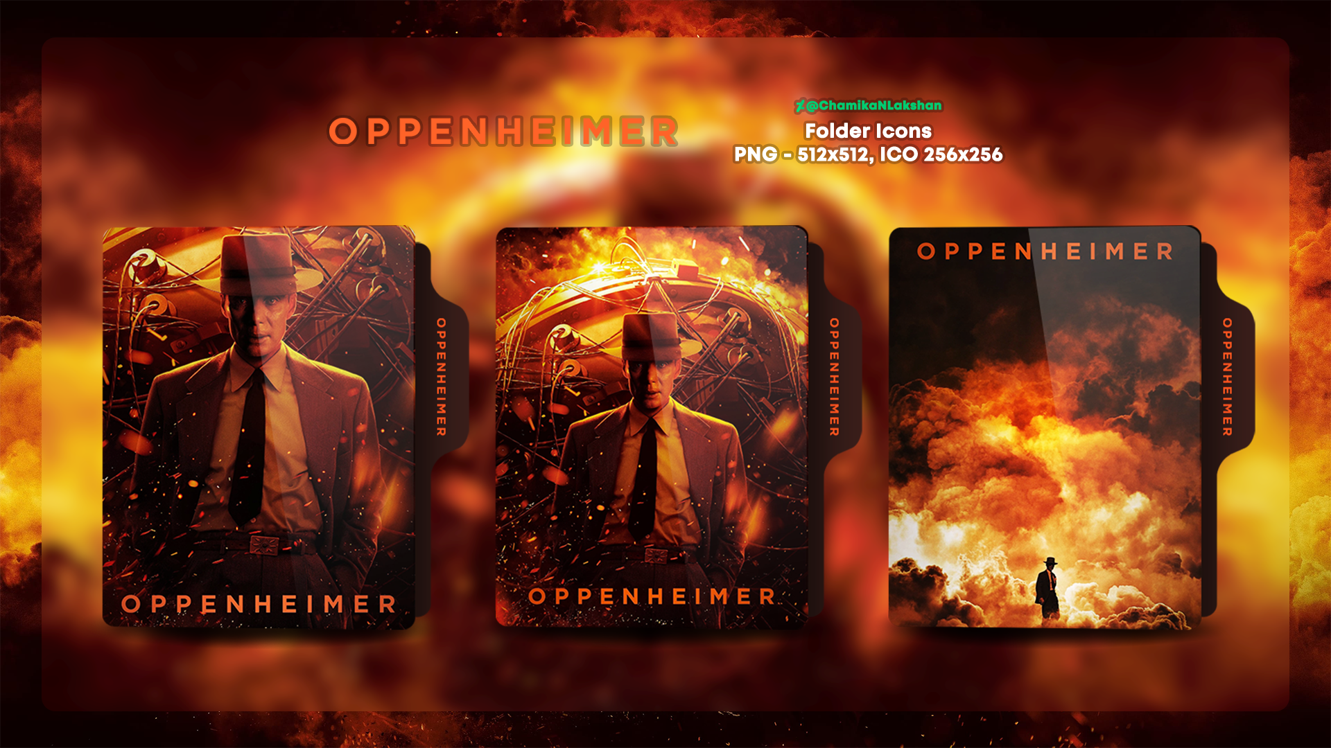Oppenheimer (2023) Folder Icons by ChamikaNLakshan on DeviantArt
