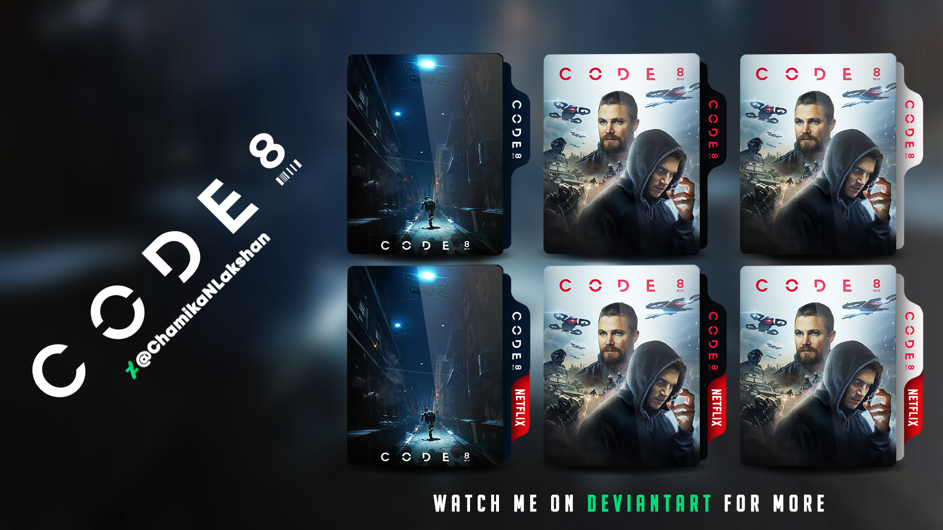 Code 8: Part I (2019) Folder Icons by ChamikaNLakshan on DeviantArt