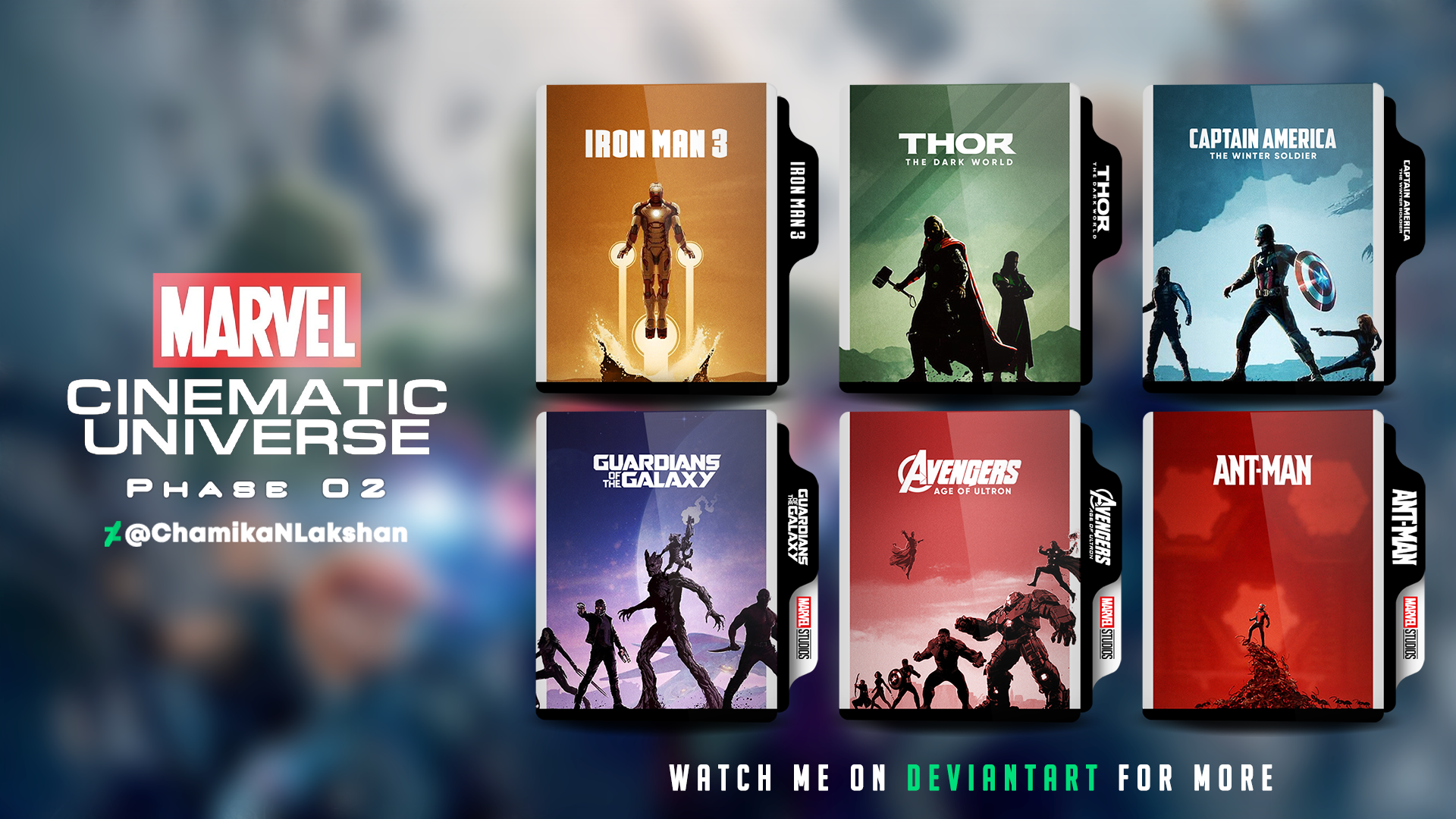 Marvel Cinematic Universe: Phase 02 Folder Icons by ChamikaNLakshan on ...