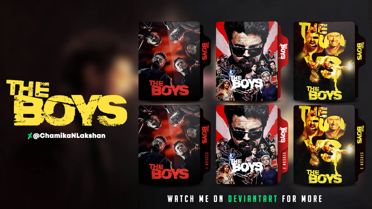 The Boys S01~S03 Folder Icons by ChamikaNLakshan on DeviantArt