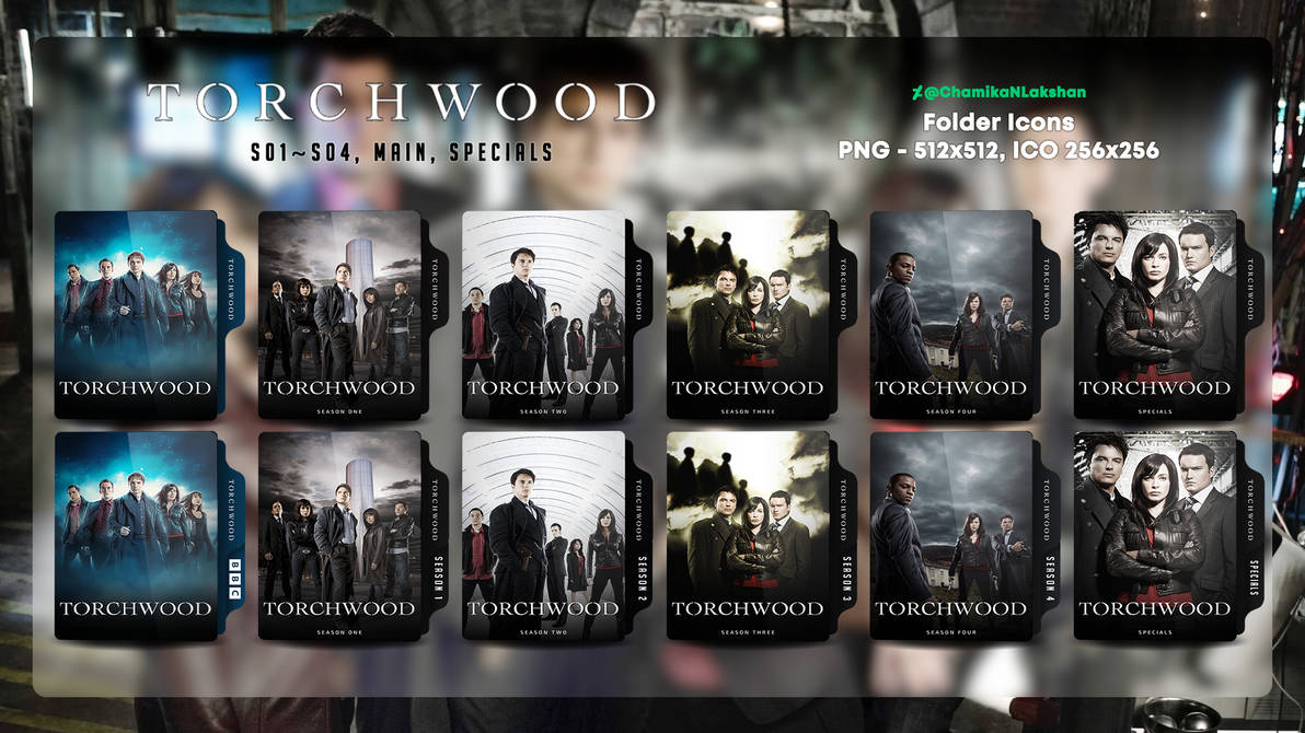 Torchwood S01~S04, Main, Specials Folder Icons V2 by ChamikaNLakshan on DeviantArt