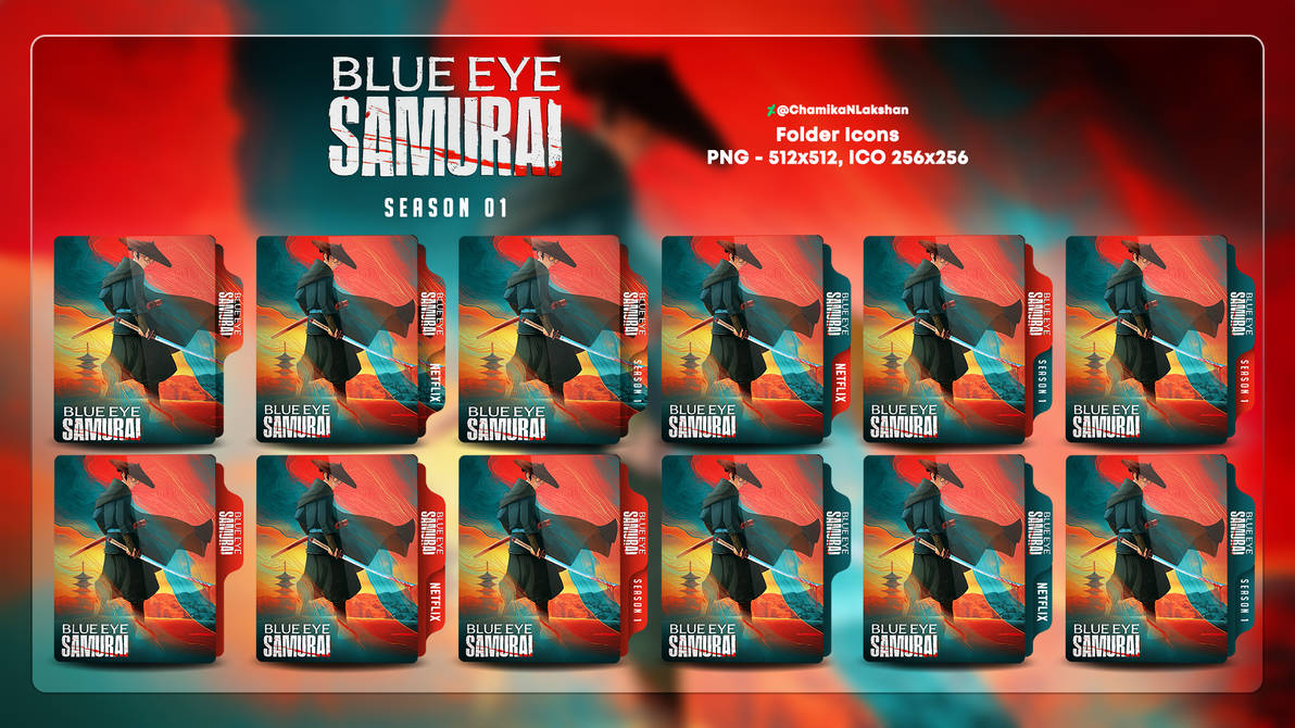 Blue Eye Samurai S01 Folder Icons by ChamikaNLakshan on DeviantArt
