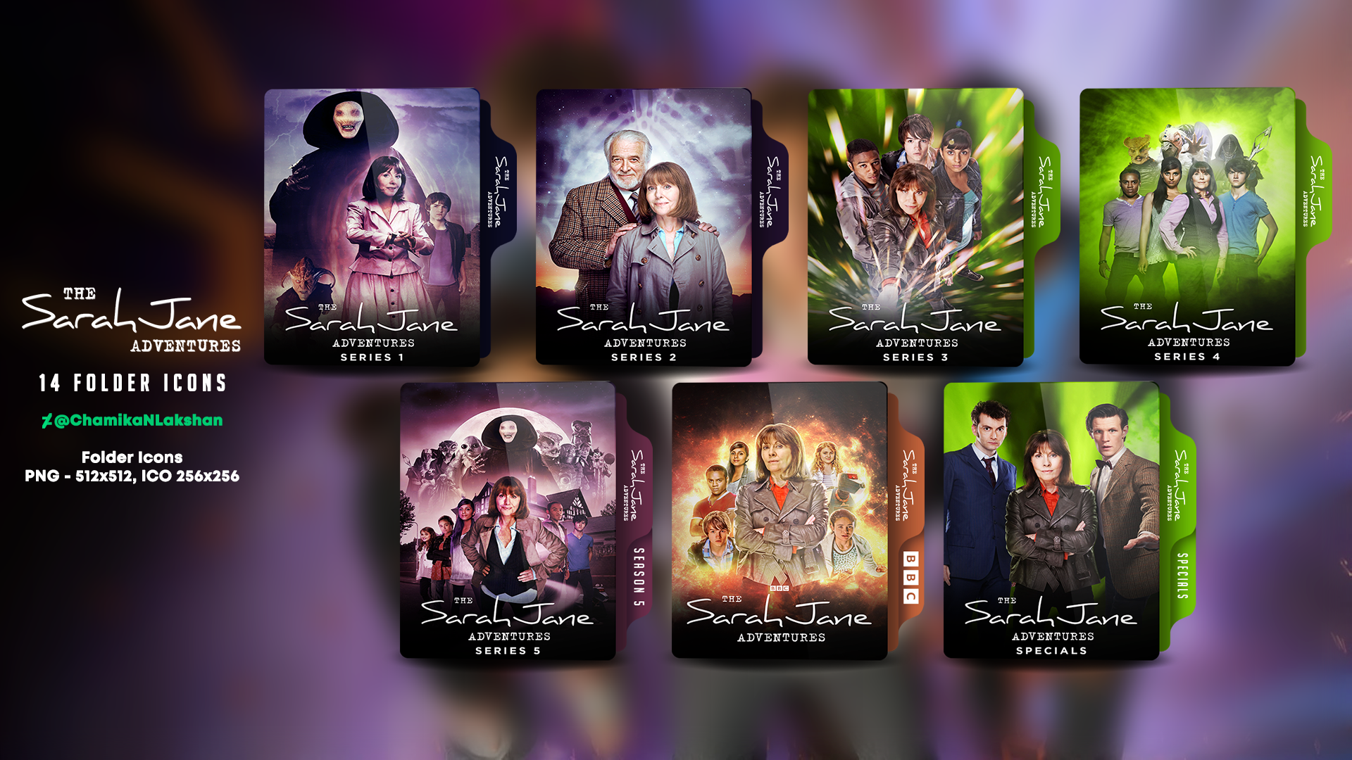 The Sarah Jane Adventures S01~S05 Folder Icons by ChamikaNLakshan on ...