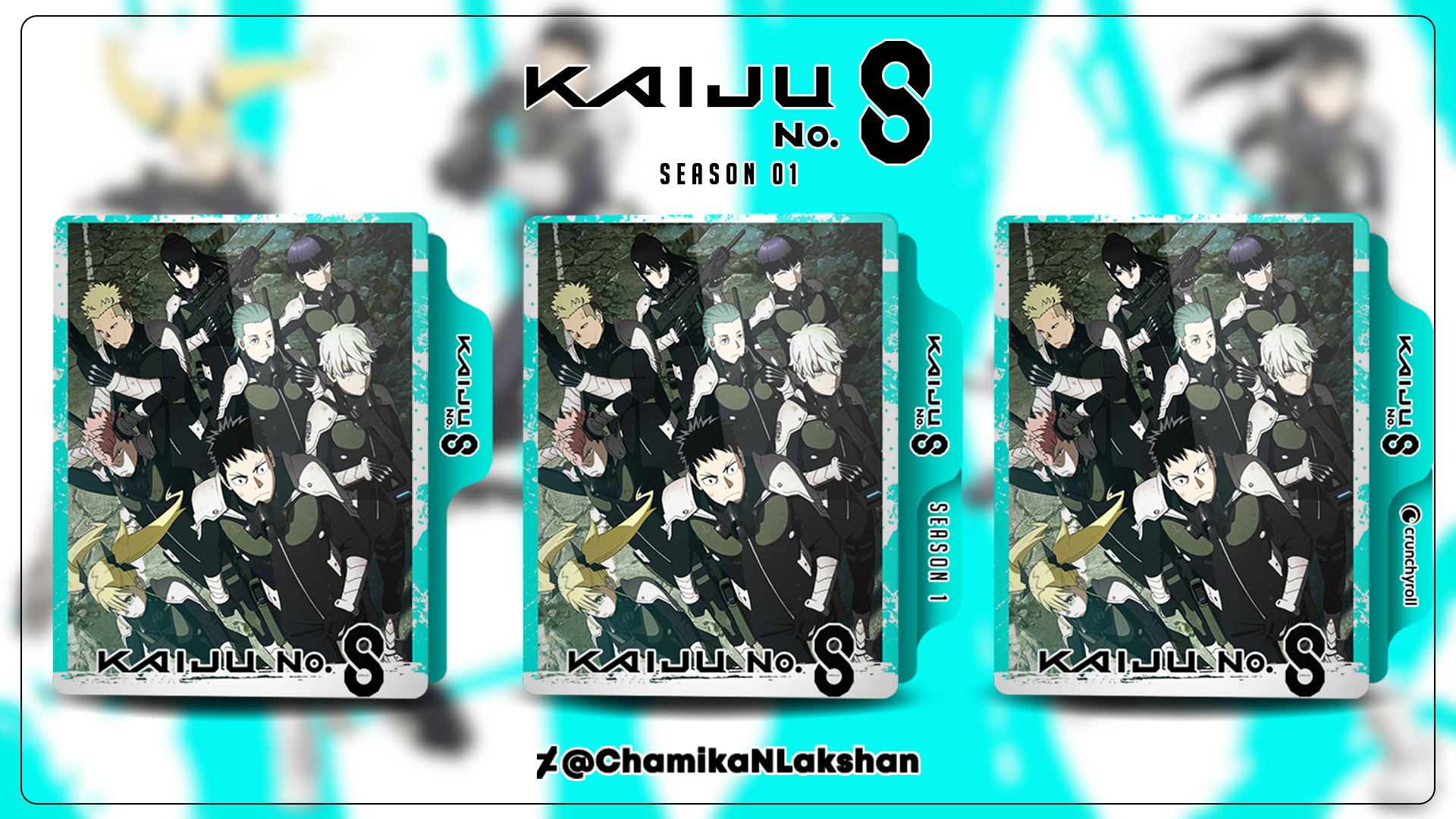 Kaiju No. 8 S01 (2024) Folder Icons V1 by ChamikaNLakshan on DeviantArt