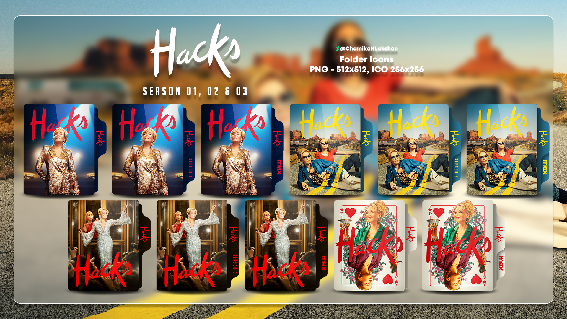 Hacks S01, S02 and S03, Main Folder Icons by ChamikaNLakshan on DeviantArt