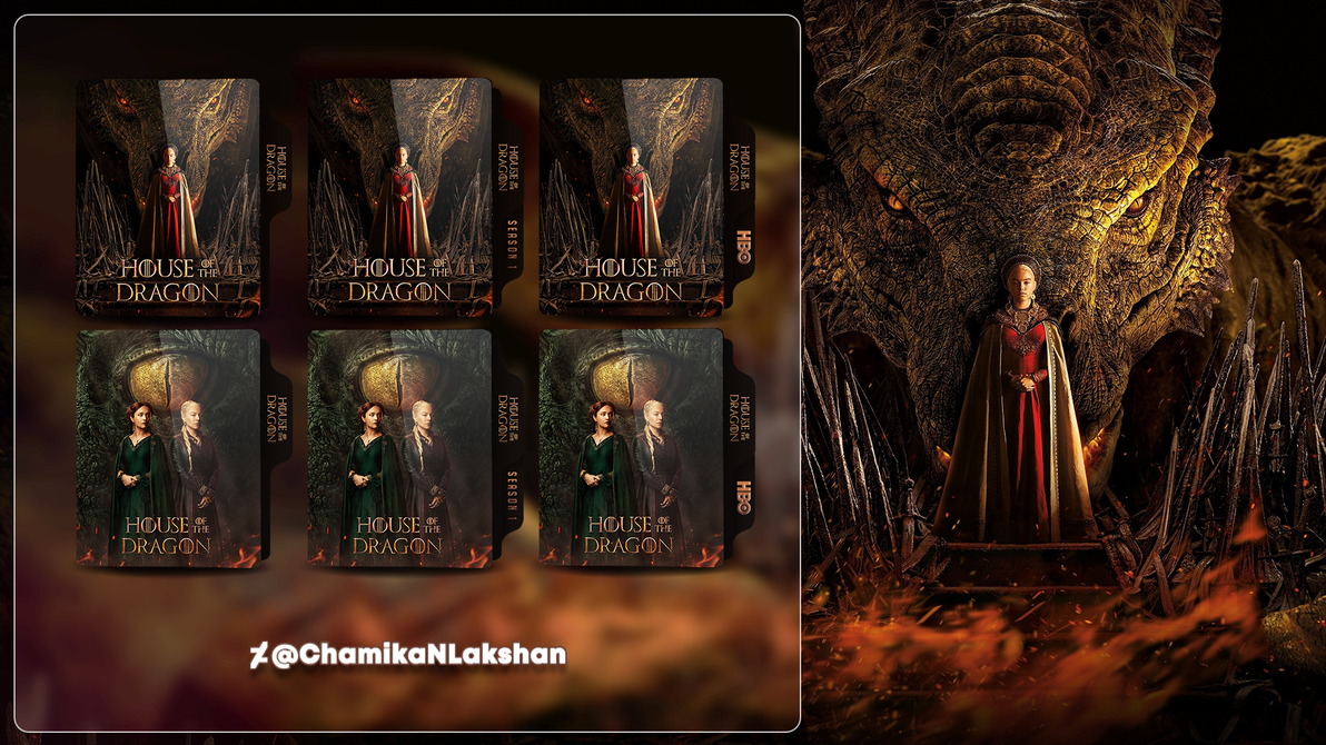 House of the Dragon S01 Folder Icons by ChamikaNLakshan on DeviantArt