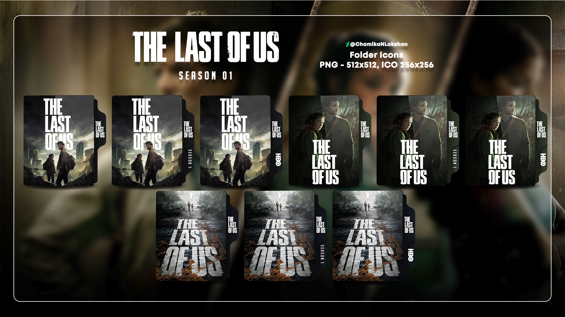 The Last of Us S01 Folder Icons V2 by ChamikaNLakshan on DeviantArt