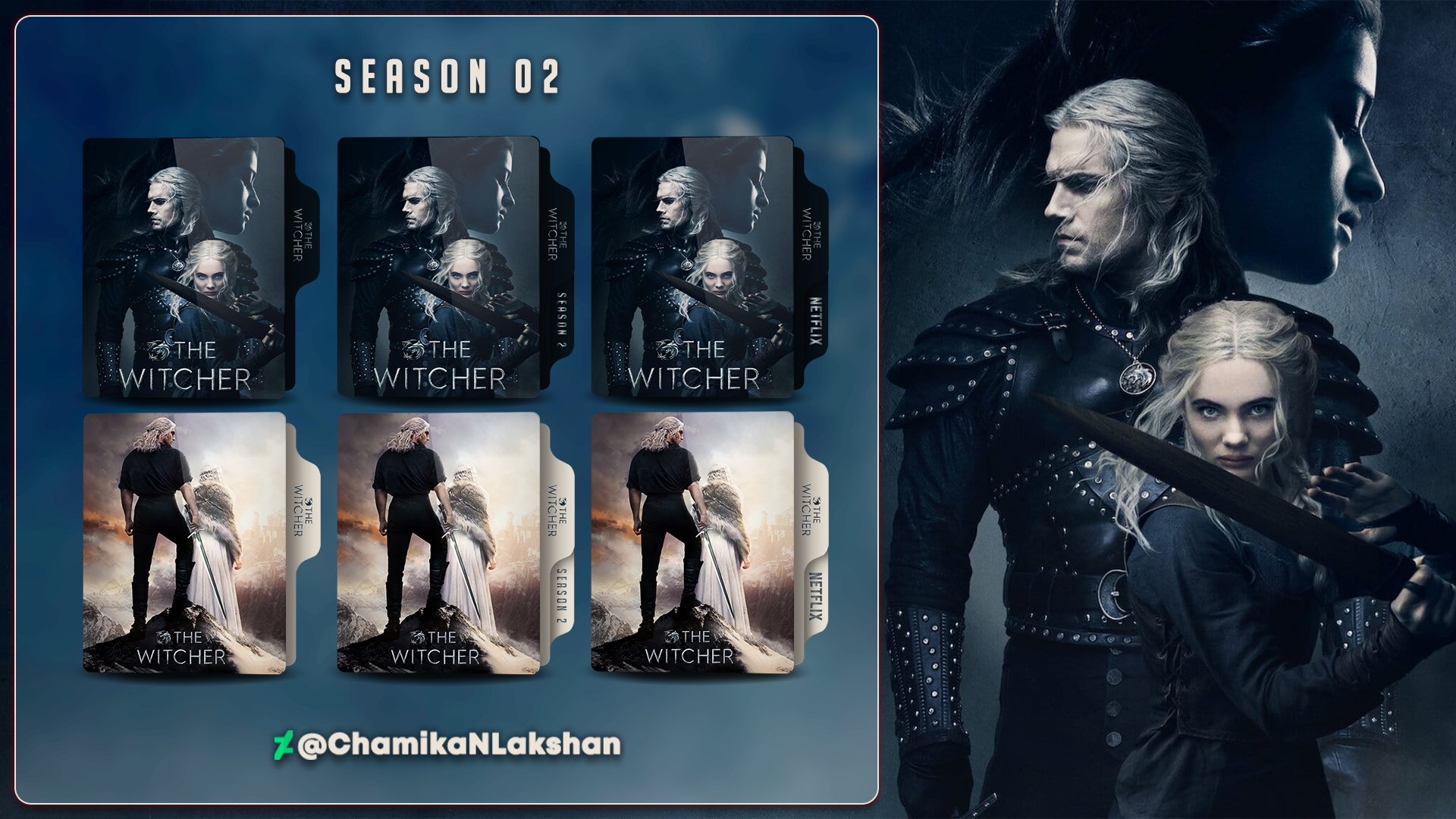 The Witcher S02 Folder Icons by ChamikaNLakshan on DeviantArt