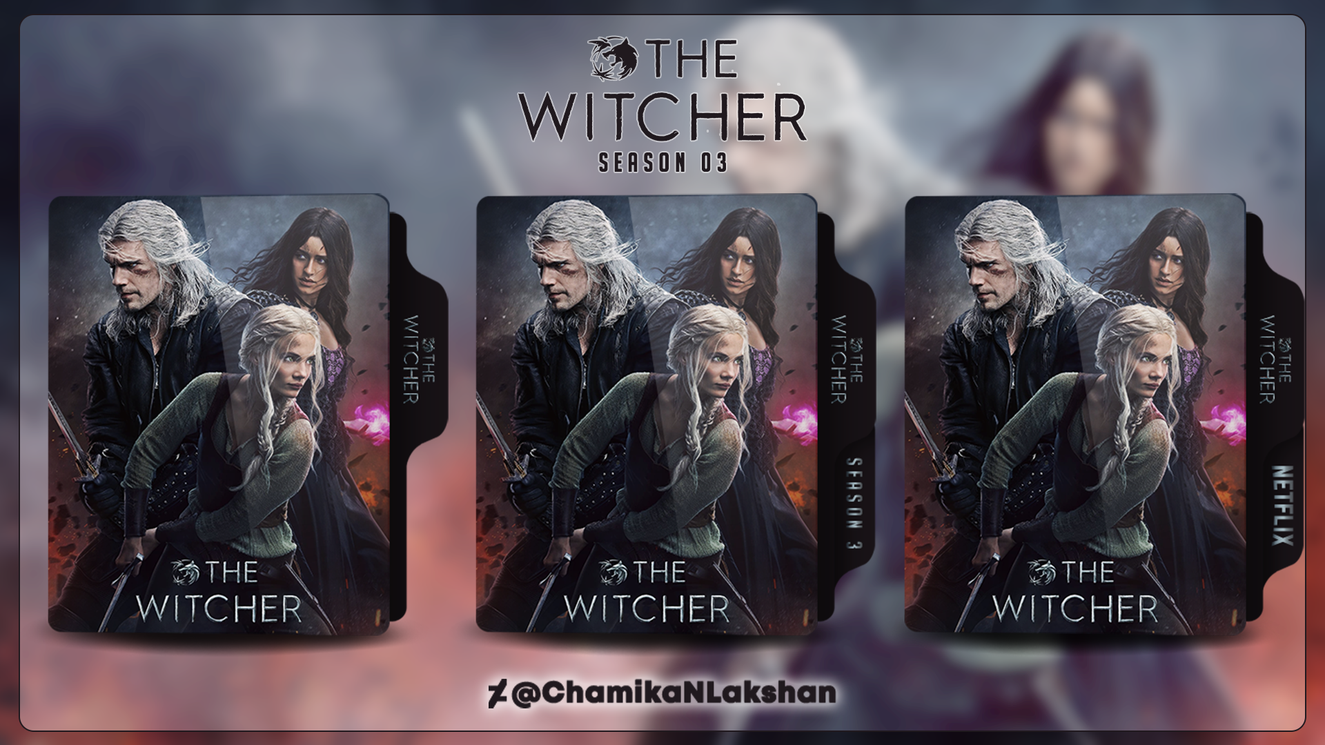 The Witcher S03 Folder Icons by ChamikaNLakshan on DeviantArt