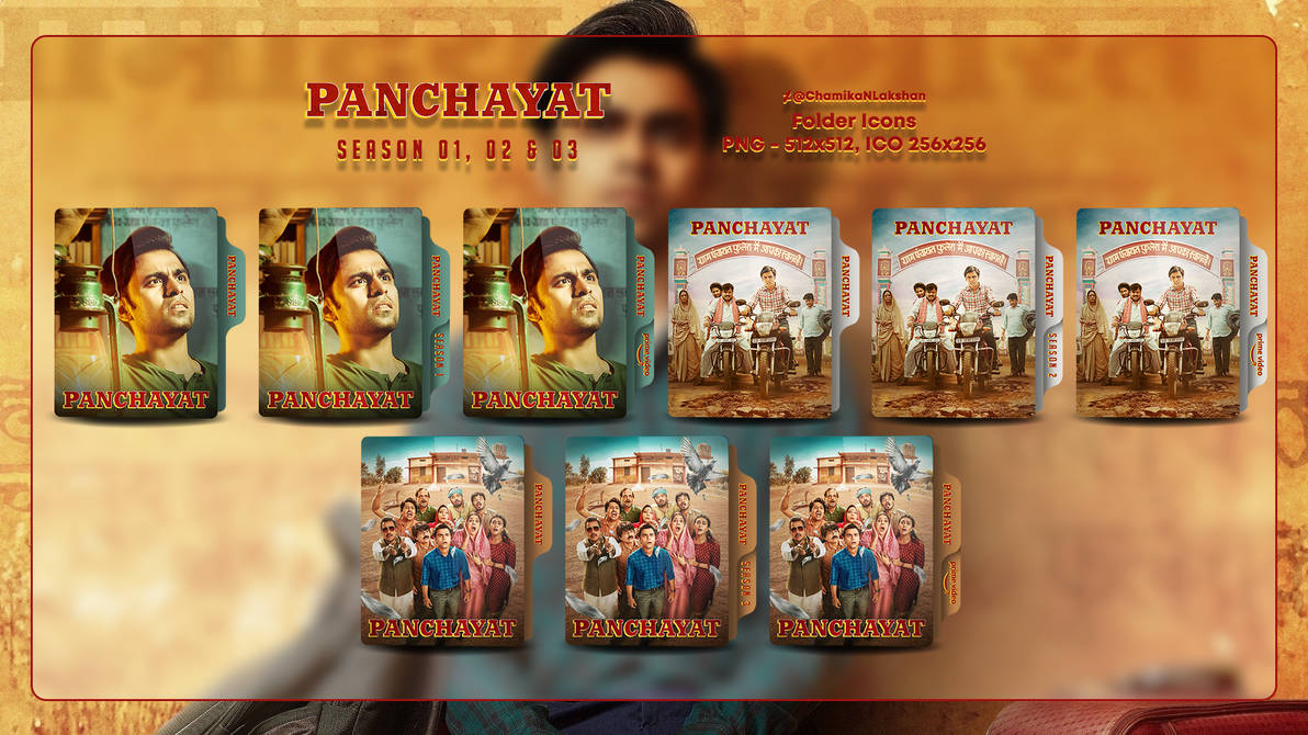 Panchayat S01, S02 and S03 Folder Icons by ChamikaNLakshan on DeviantArt