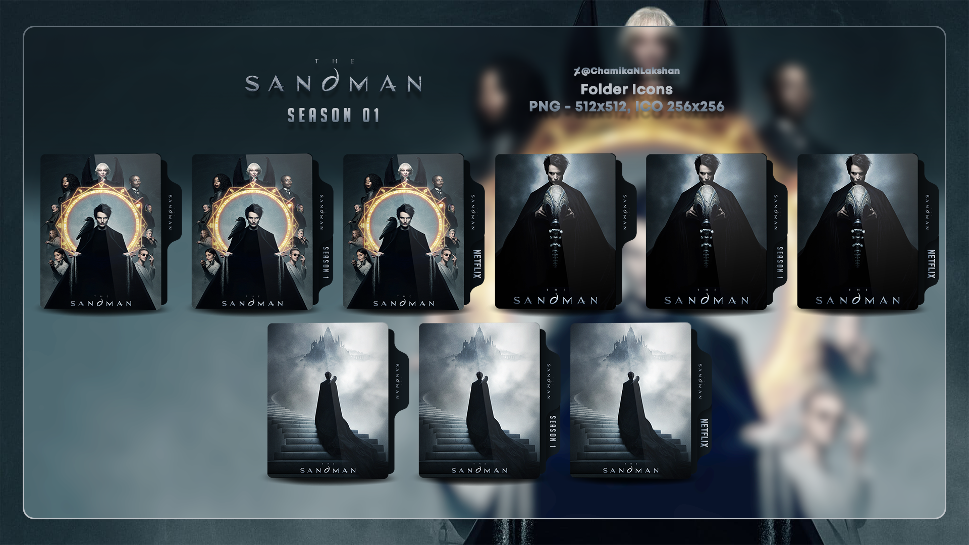 The Sandman S01 Folder Icons by ChamikaNLakshan on DeviantArt