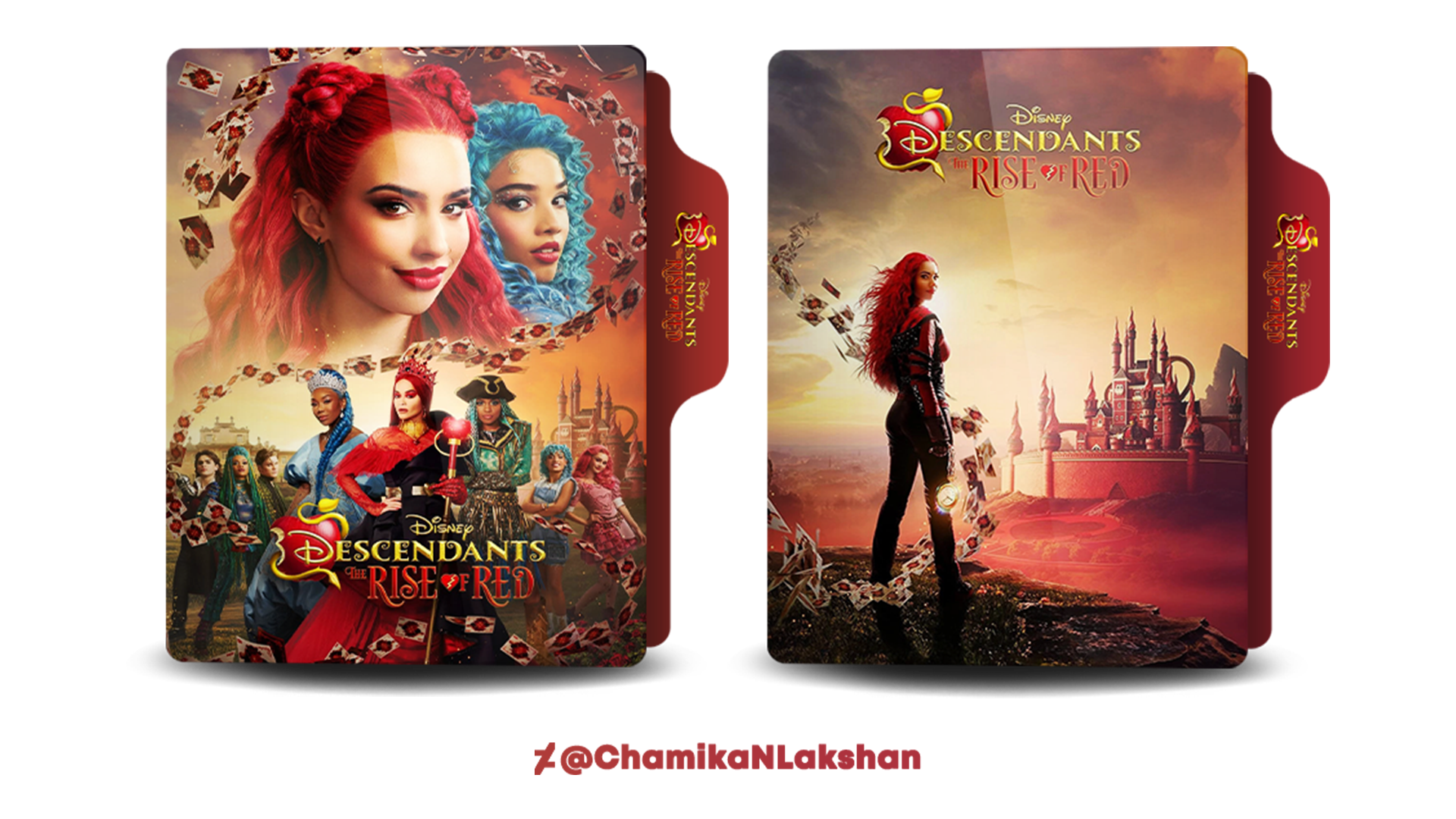 Descendants The Rise of Red (2024) Folder Icons by ChamikaNLakshan on DeviantArt