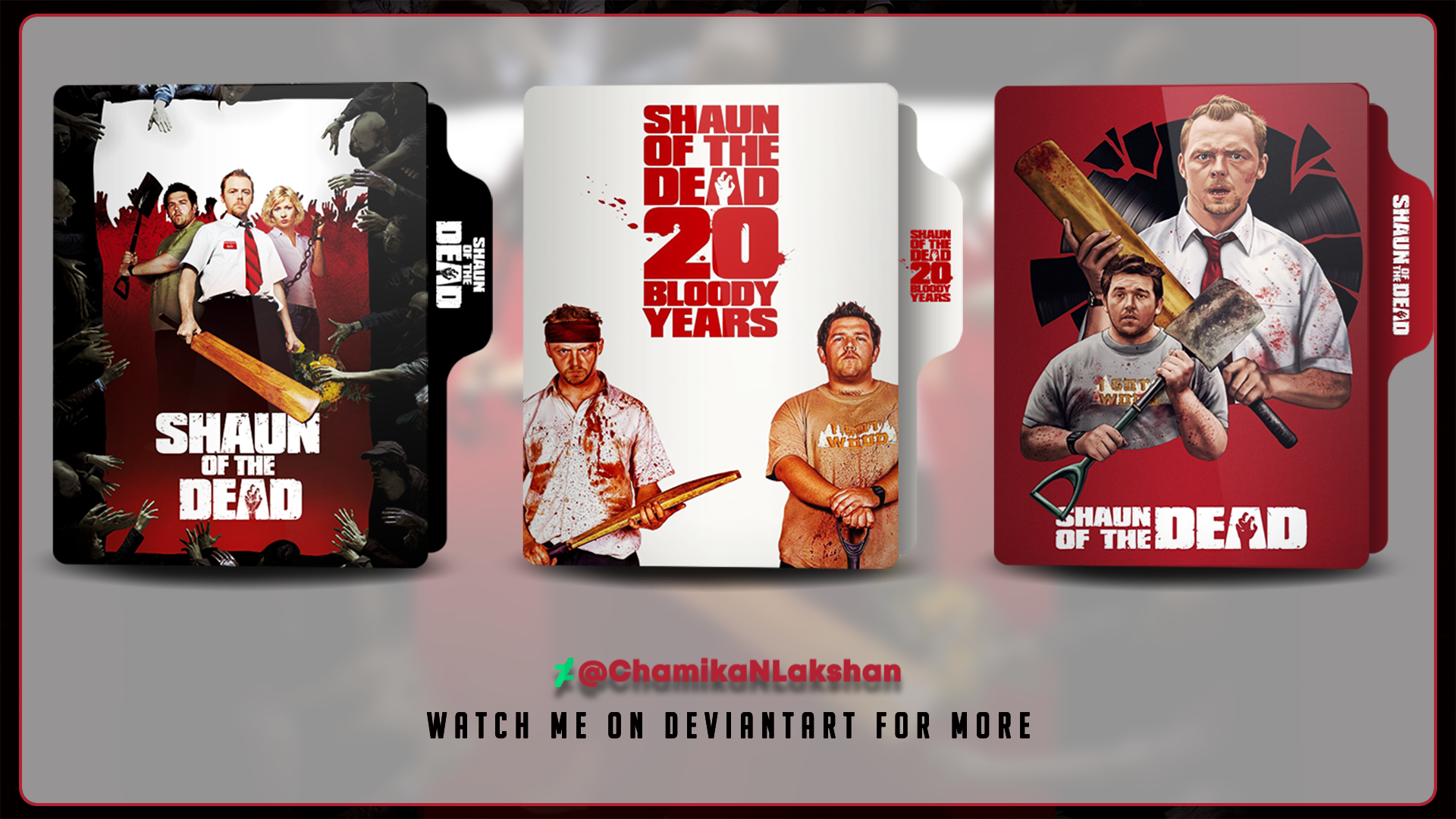 Shaun of the Dead (2004) Folder Icons by ChamikaNLakshan on DeviantArt