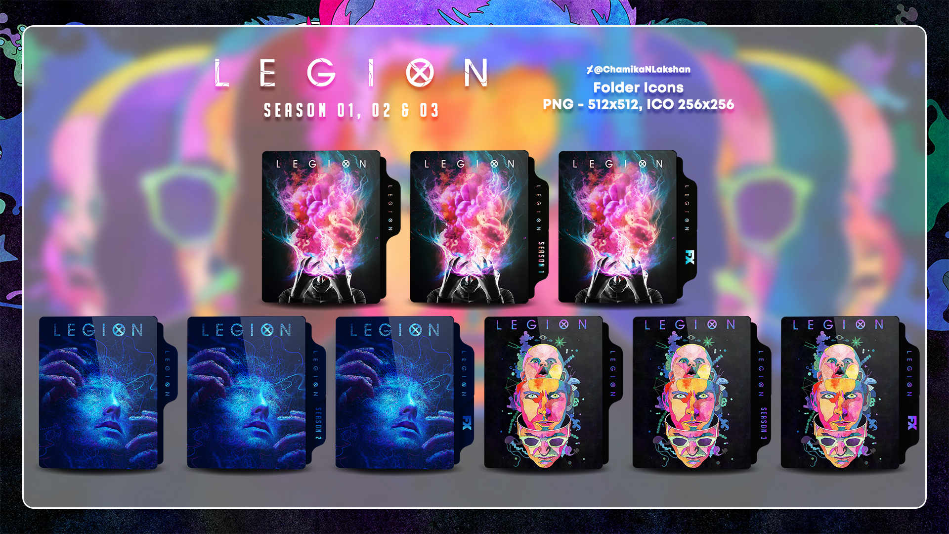 Legion S01~S03 Folder Icons by ChamikaNLakshan on DeviantArt