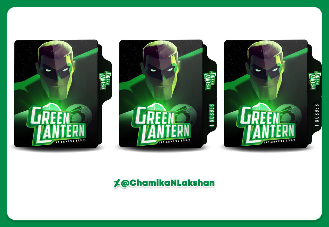 Green Lantern The Animated Series S01 Folder icons by ChamikaNLakshan ...