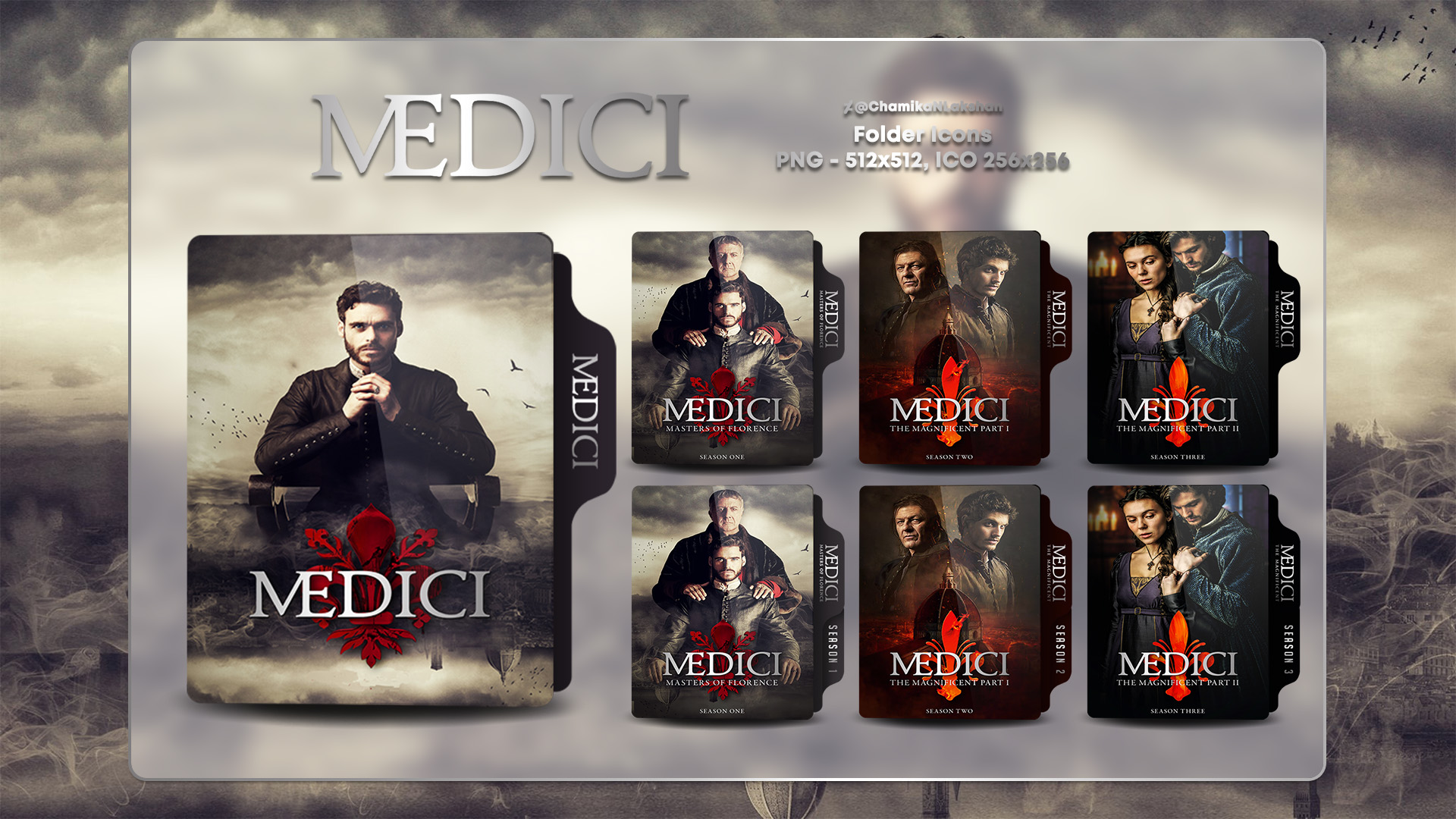 Medici S01~S03, Main Folder Icons by ChamikaNLakshan on DeviantArt