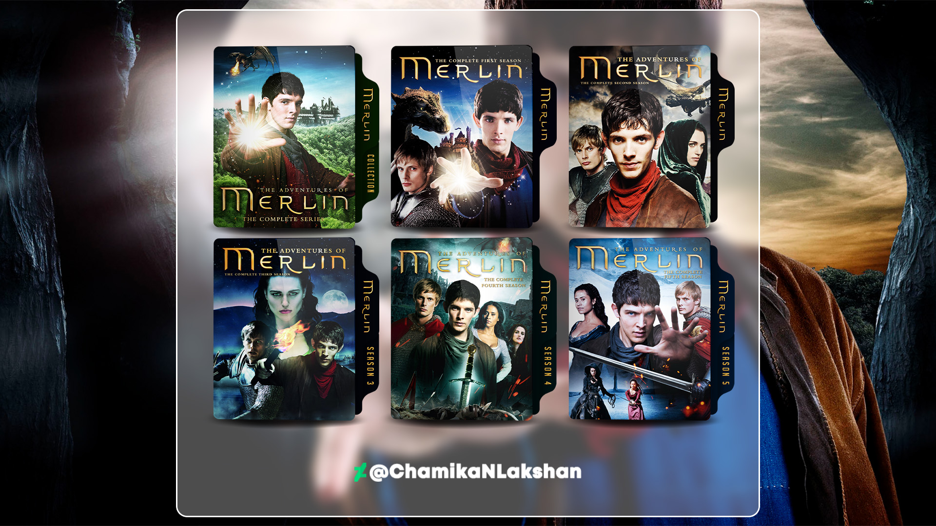 Merlin S01~S05, Main Folder Icons V2 by ChamikaNLakshan on DeviantArt