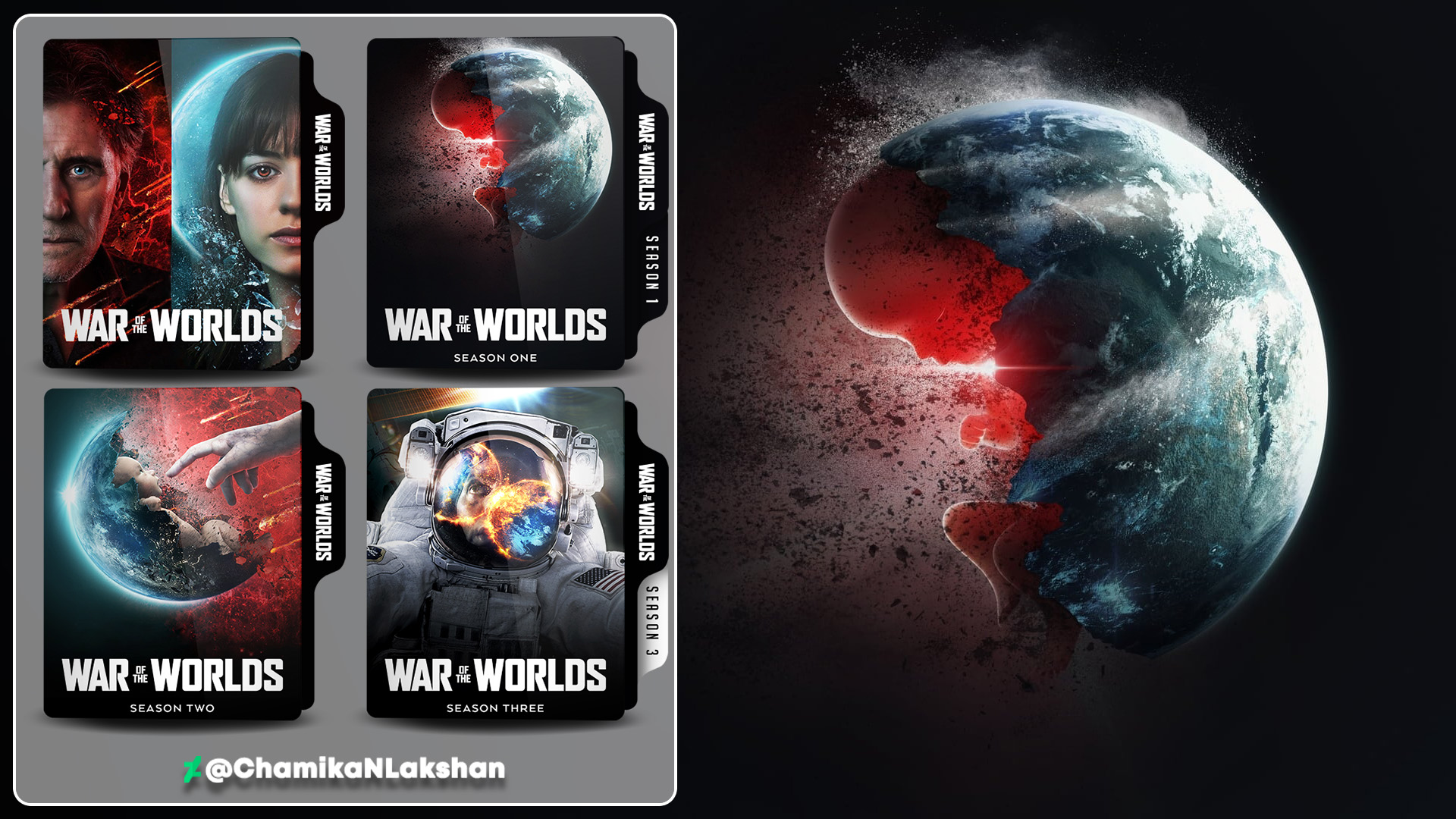 War of the Worlds S01~S03, Main Folder Icons by ChamikaNLakshan on DeviantArt
