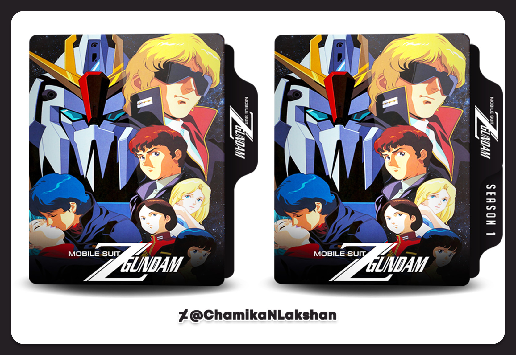 Mobile Suit Zeta Gundam S01 Folder Icons by ChamikaNLakshan on DeviantArt