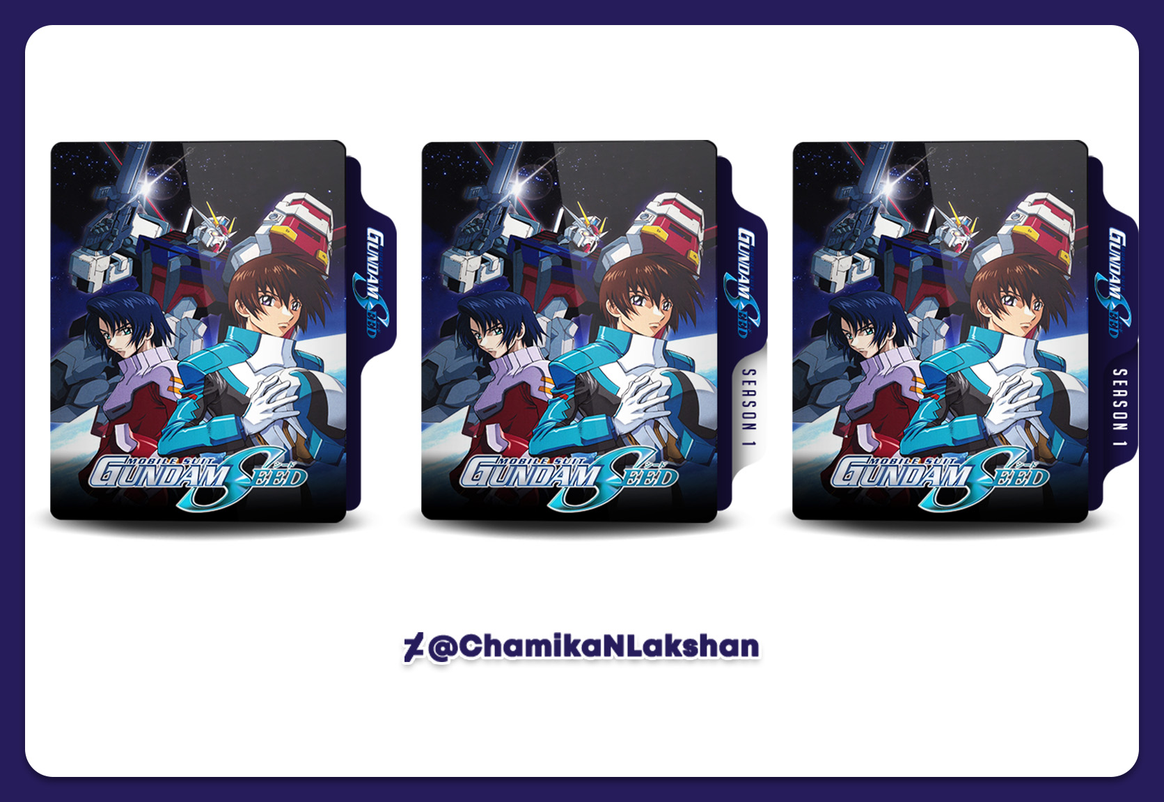 Mobile Suit Gundam SEED S01 Folder Icons by ChamikaNLakshan on DeviantArt