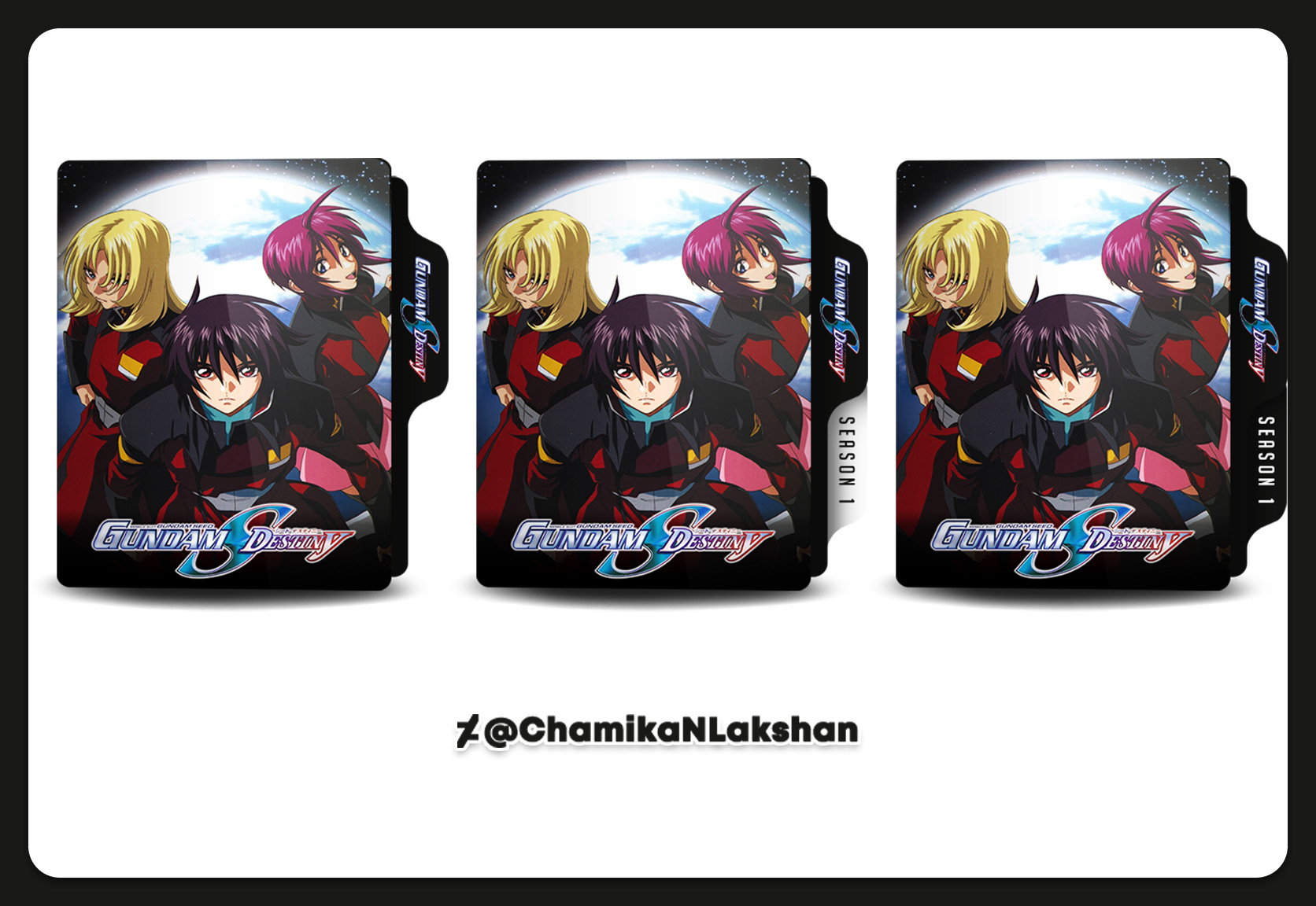 Mobile Suit Gundam SEED Destiny S01 Folder Icons by ChamikaNLakshan on ...