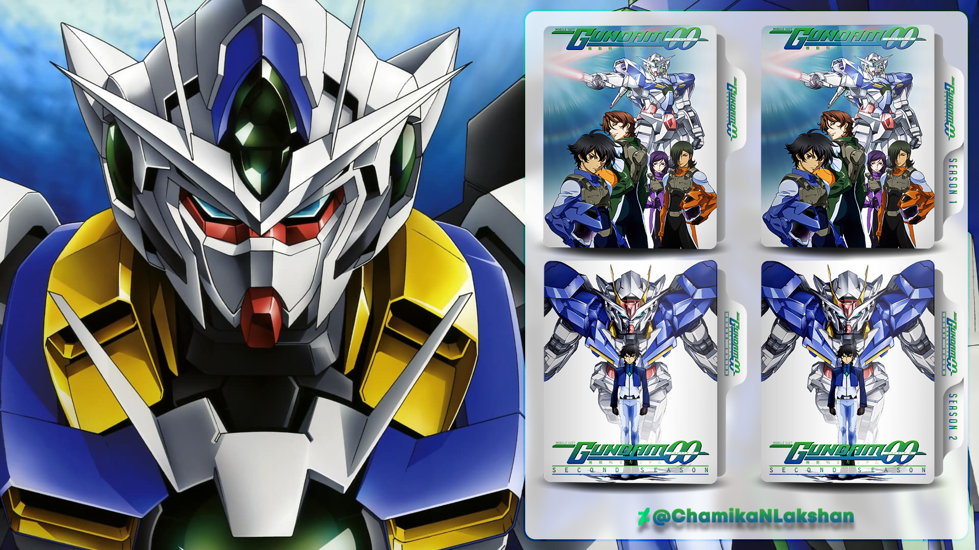 Mobile Suit Gundam 00 S01 and S02 Folder Icons by ChamikaNLakshan on DeviantArt