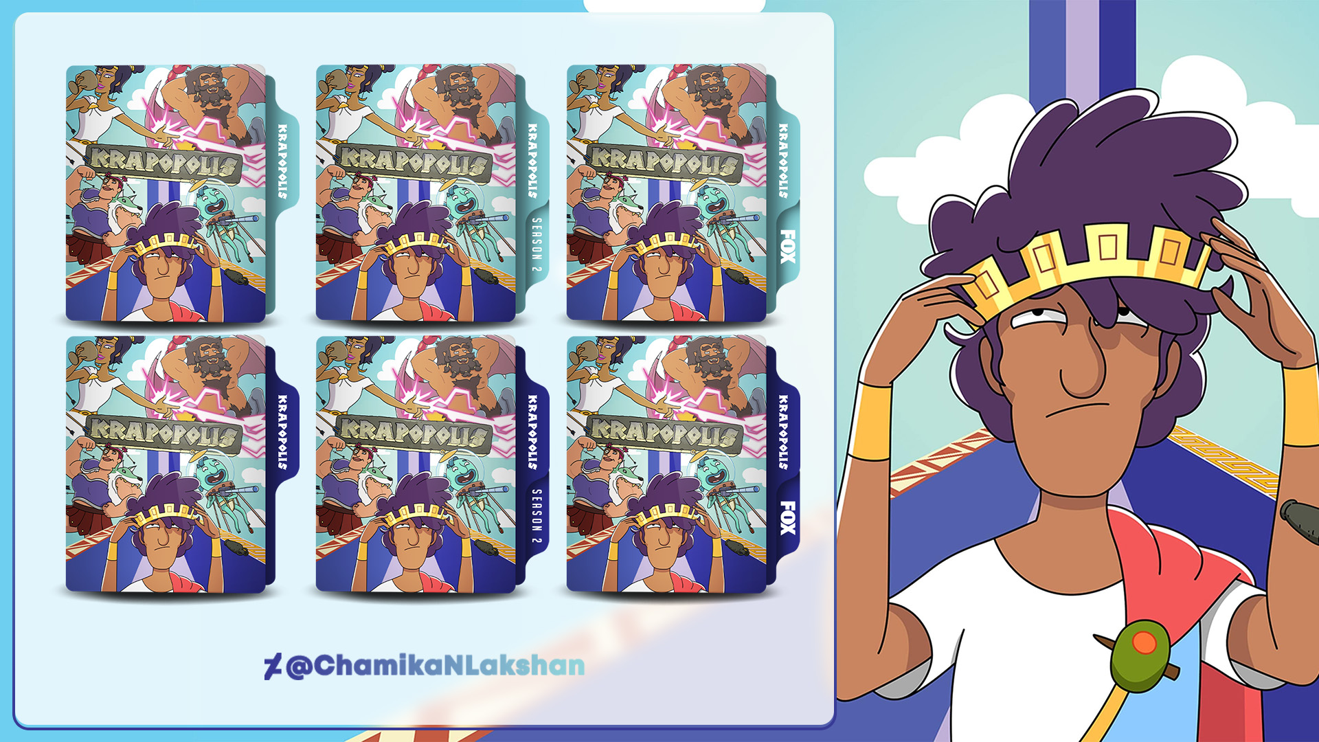 Krapopolis S02 Folder Icons V1 by ChamikaNLakshan on DeviantArt