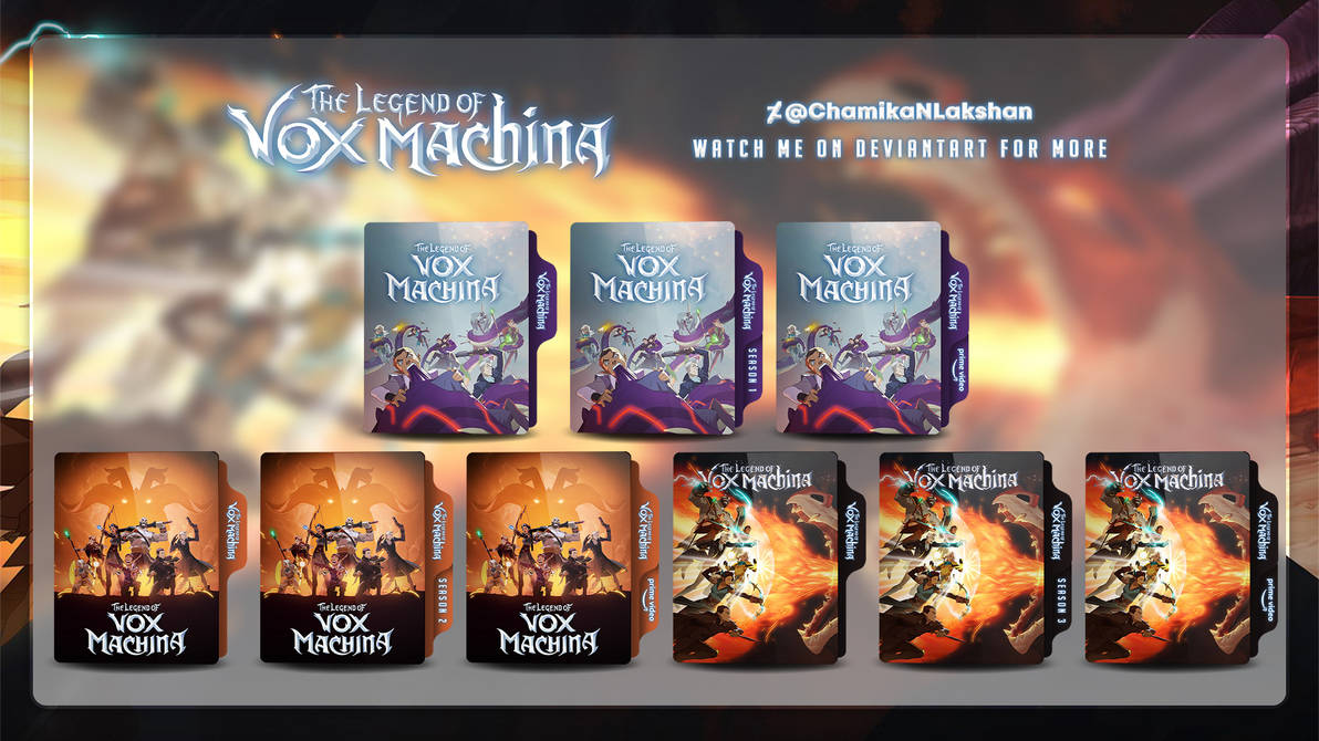 The Legend of Vox Machina S01~S03 Folder Icons by ChamikaNLakshan on DeviantArt