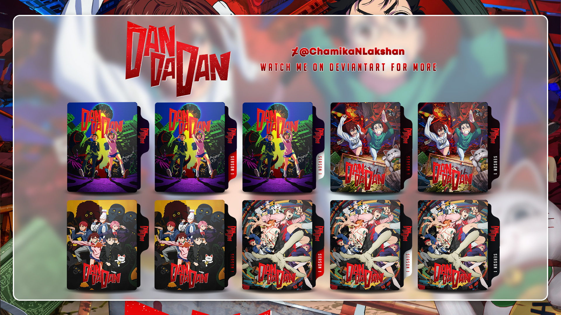 Dan Da Dan S01 Folder Icons by ChamikaNLakshan on DeviantArt