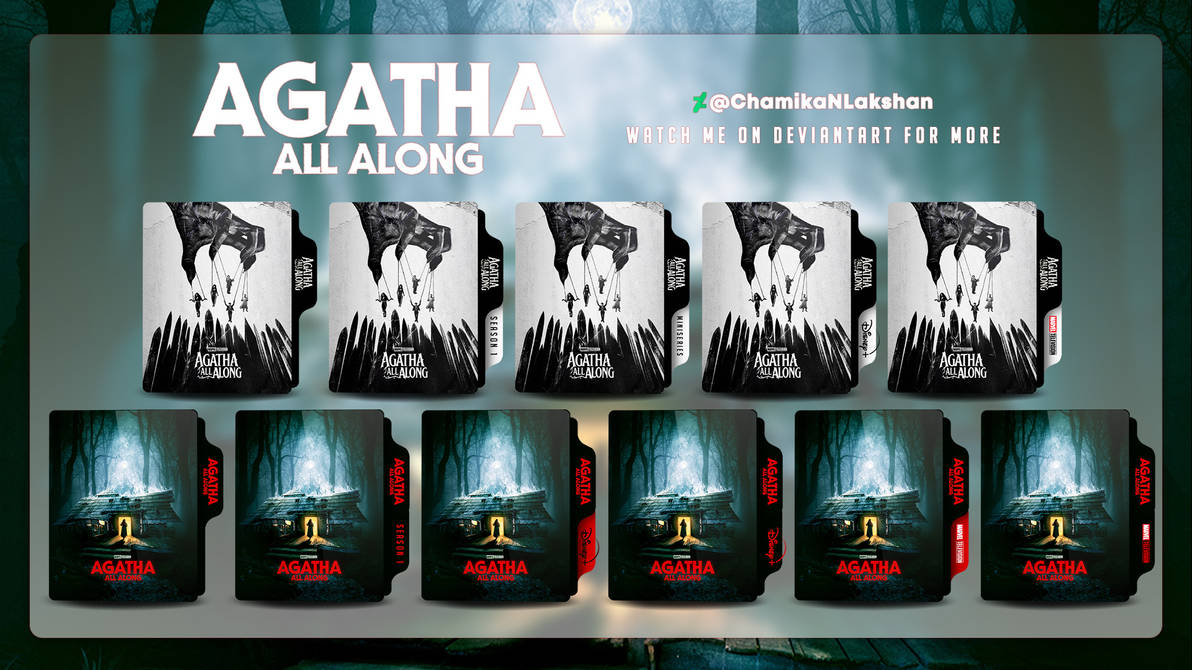 Agatha All Along S01 Folder Icons V3 by ChamikaNLakshan on DeviantArt