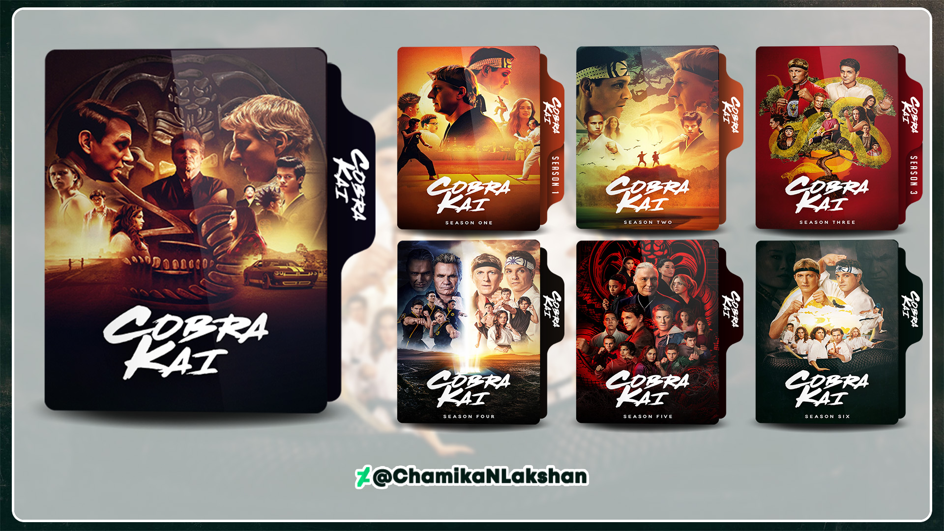 Cobra Kai S01~S06, Main Folder Icons by ChamikaNLakshan on DeviantArt