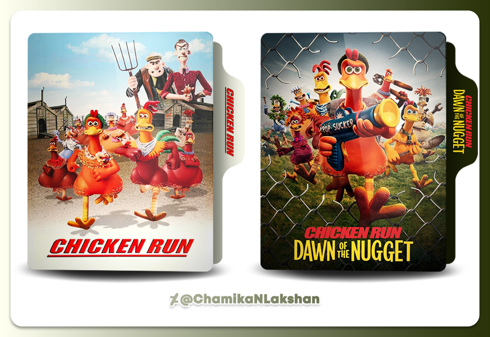 Chicken Run 1 and 2 Folder Icons by ChamikaNLakshan on DeviantArt