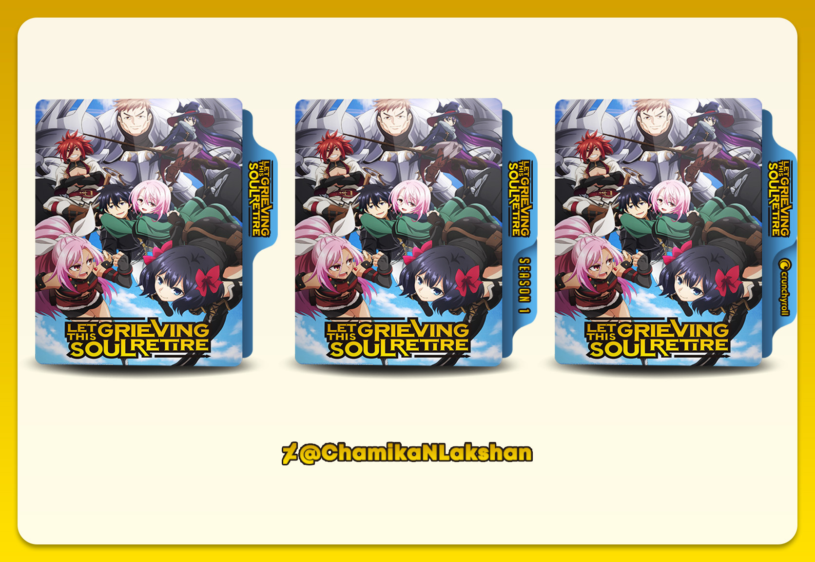 Let This Grieving Soul Retire! S01 Folder Icons by ChamikaNLakshan on DeviantArt