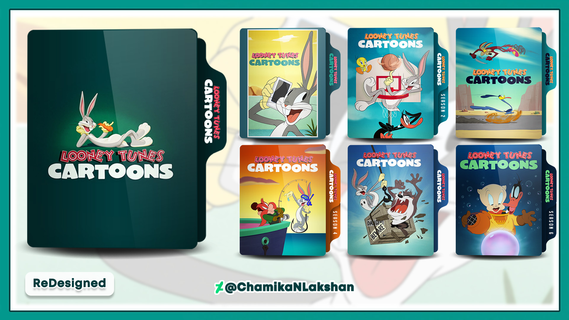Looney Tunes Cartoons S01~S06, Main Folder Icons by ChamikaNLakshan on ...