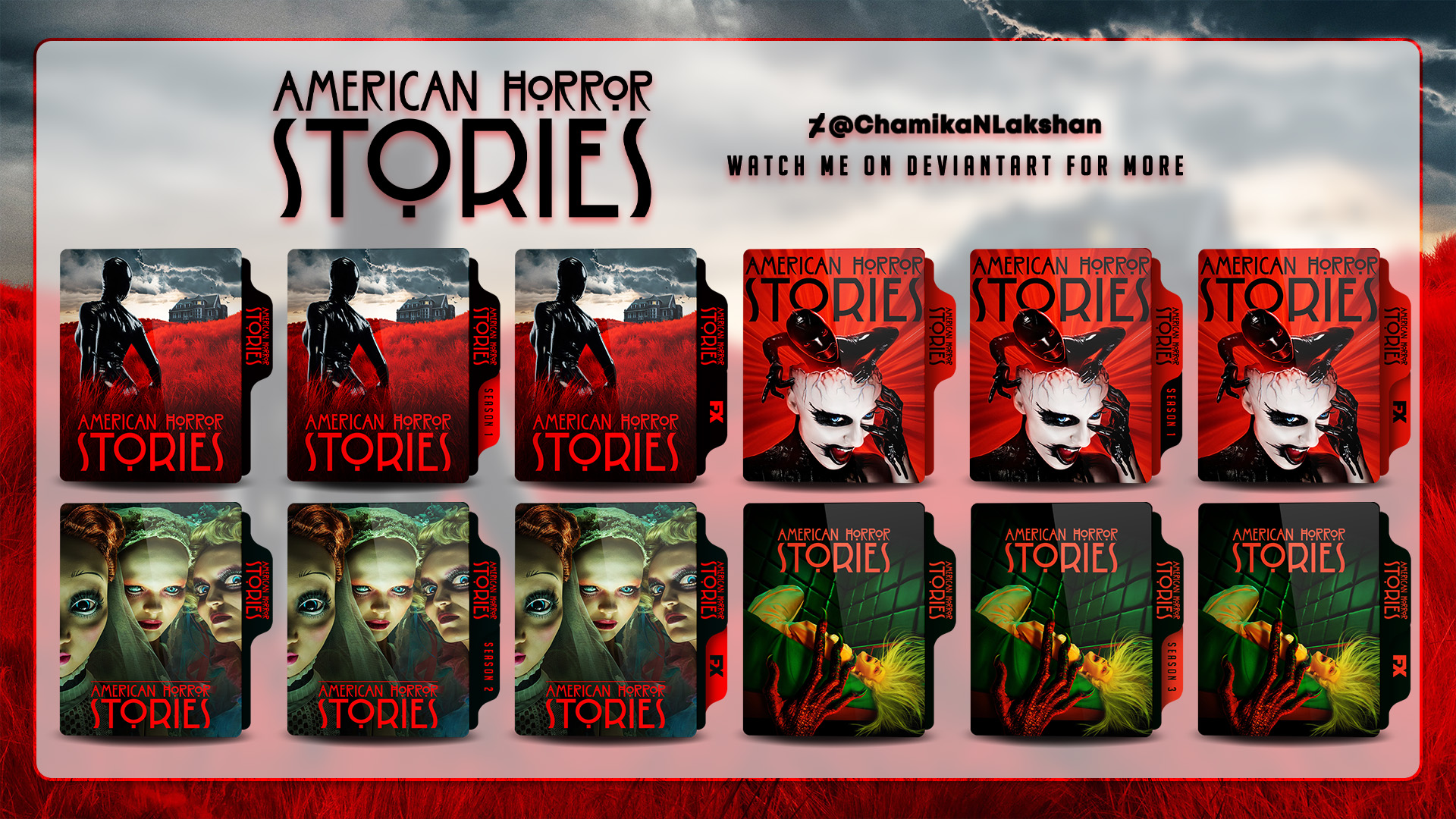 American Horror Stories S01~S03 Folder Icons by ChamikaNLakshan on ...