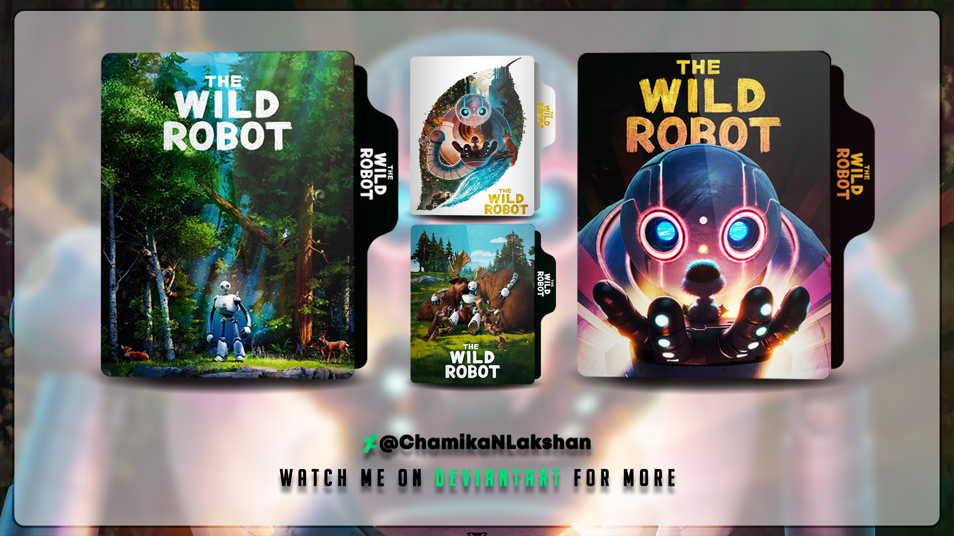The Wild Robot (2024) Folder Icons V2 by ChamikaNLakshan on DeviantArt