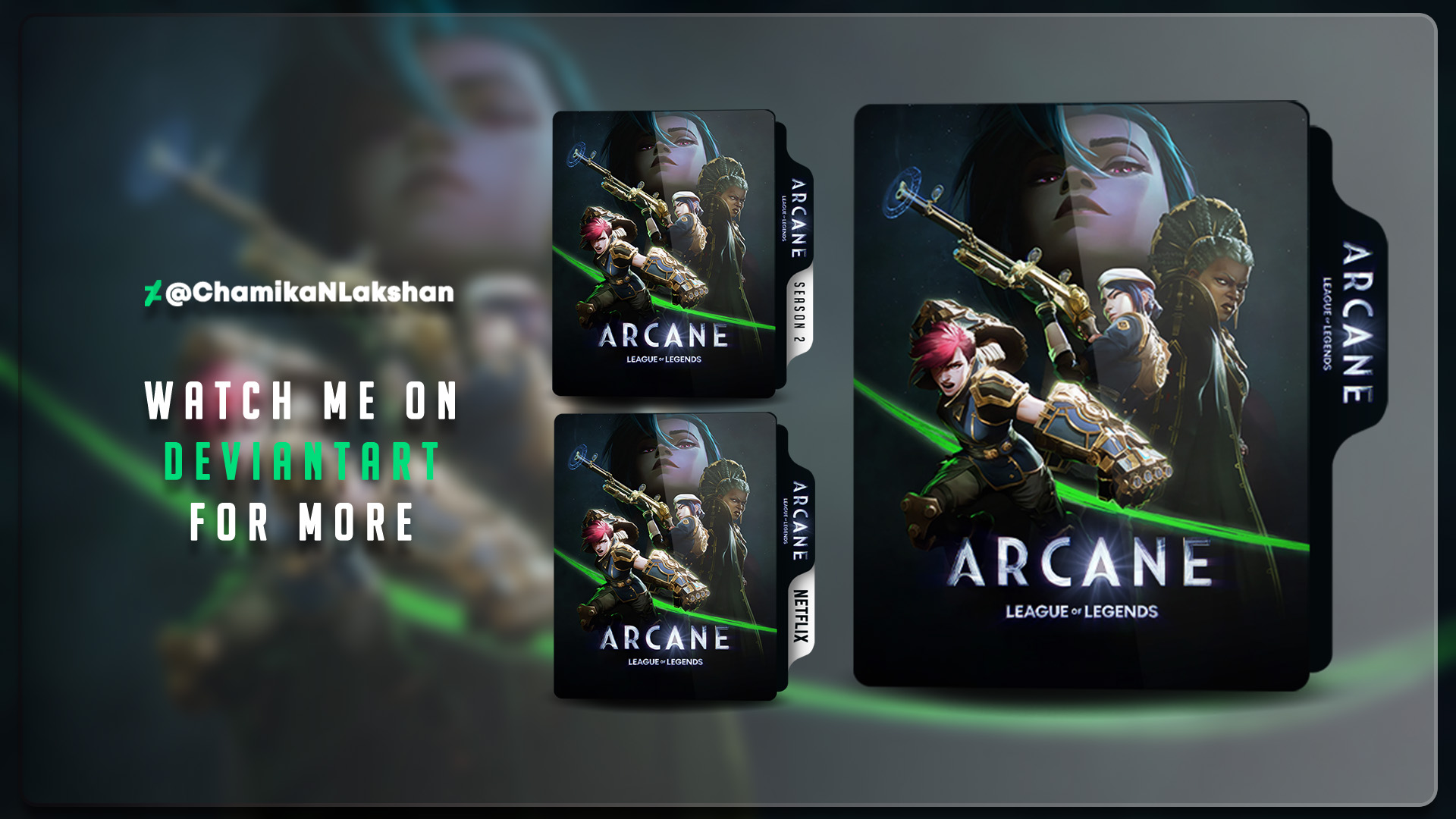 Arcane S02 Folder Icons V1_2 by ChamikaNLakshan on DeviantArt