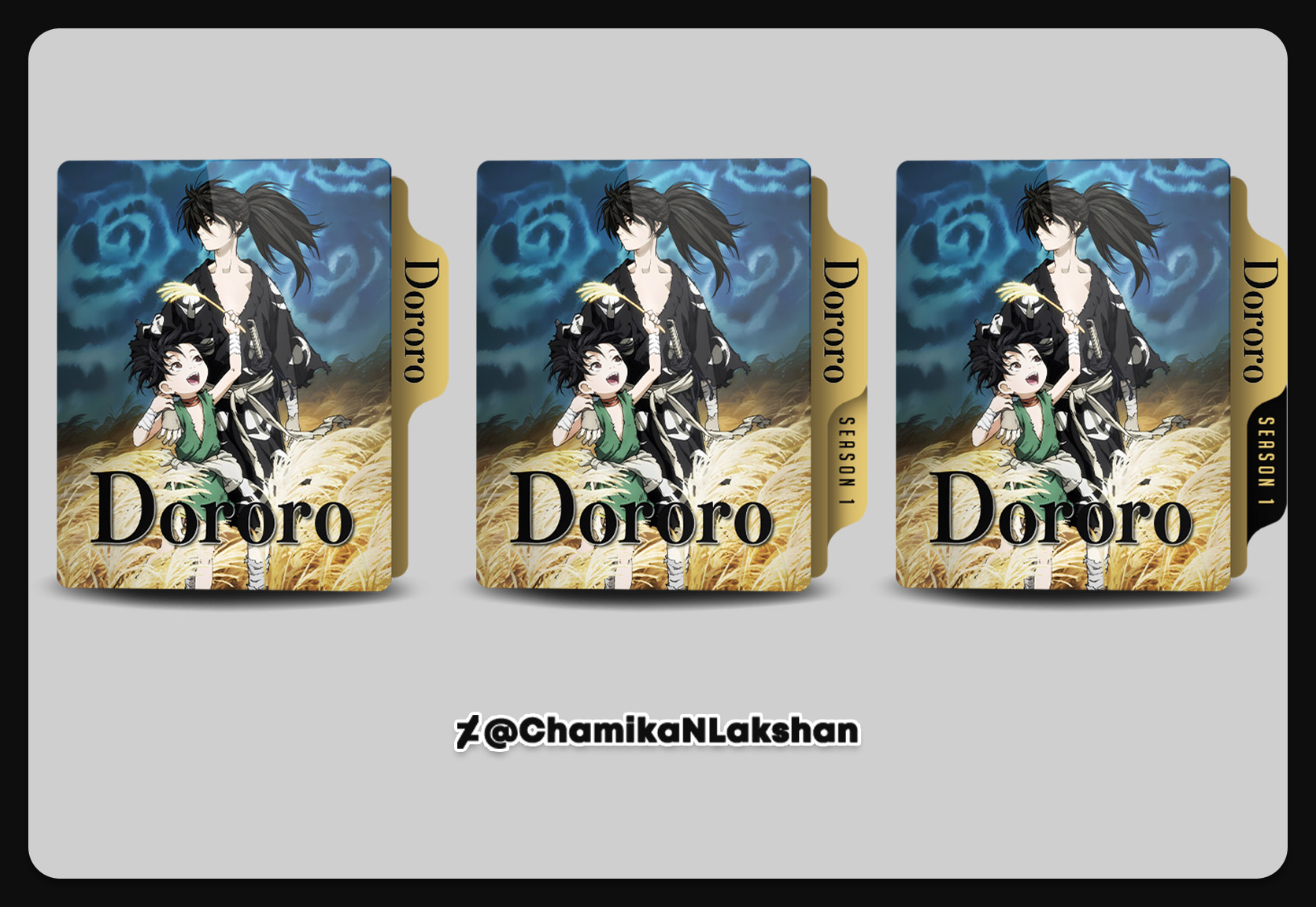 Dororo S01 Folder Icons by ChamikaNLakshan on DeviantArt