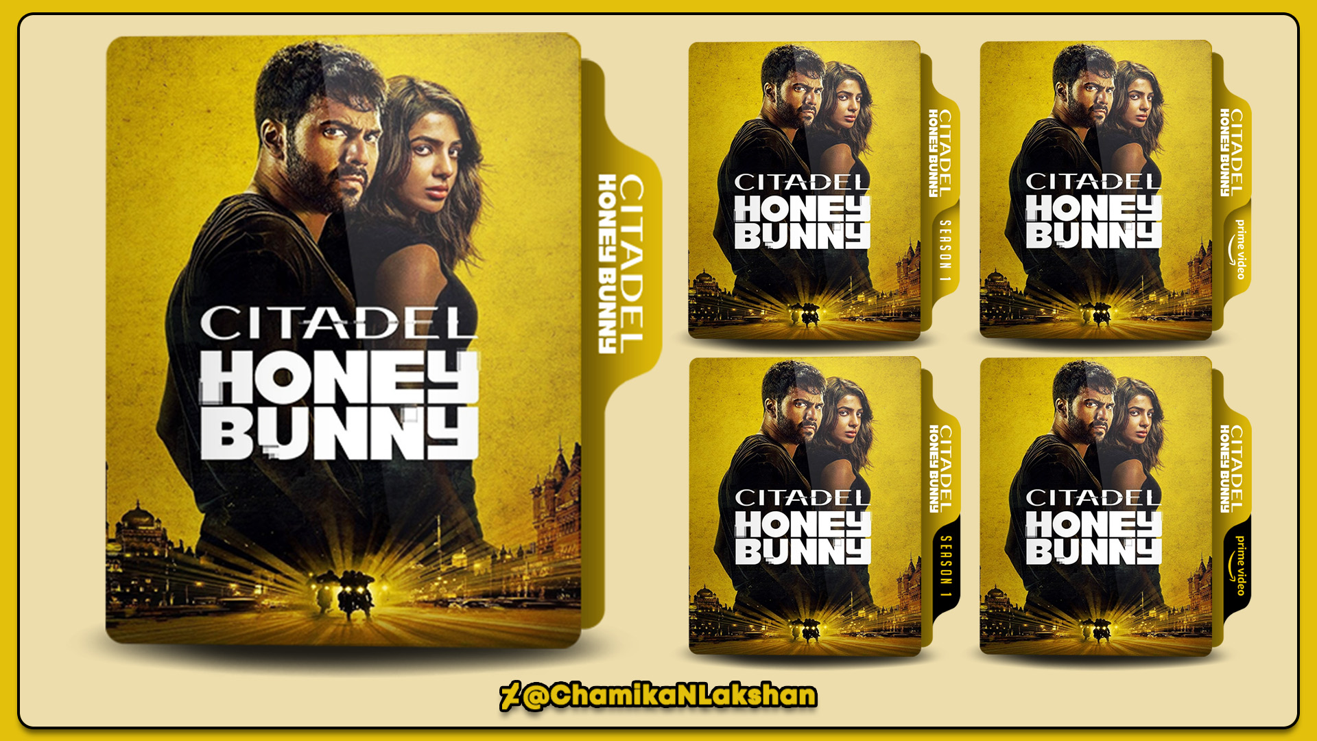 Citadel Honey Bunny S01 Folder Icons by ChamikaNLakshan on DeviantArt