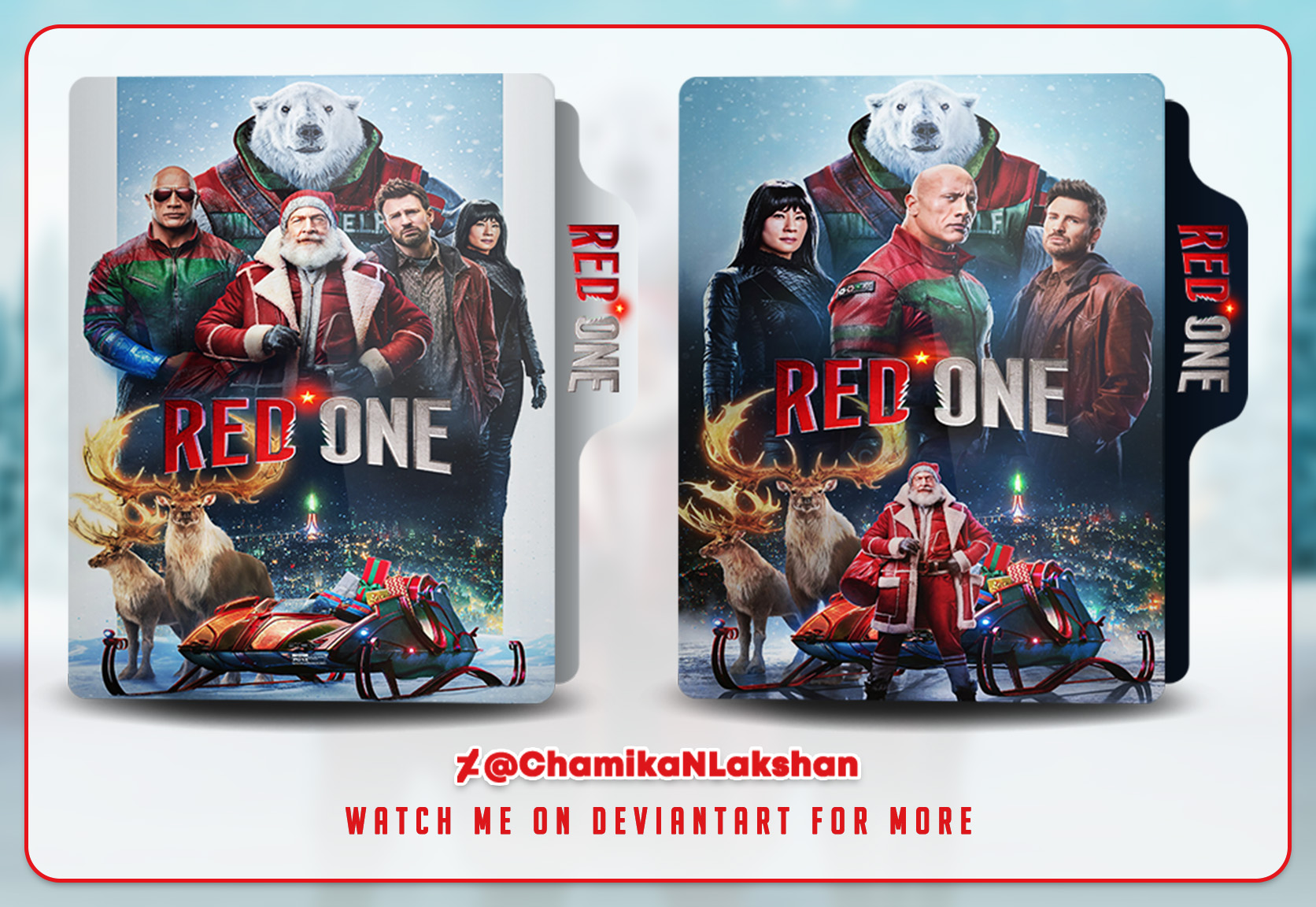 Red One (2024) Folder Icons by ChamikaNLakshan on DeviantArt