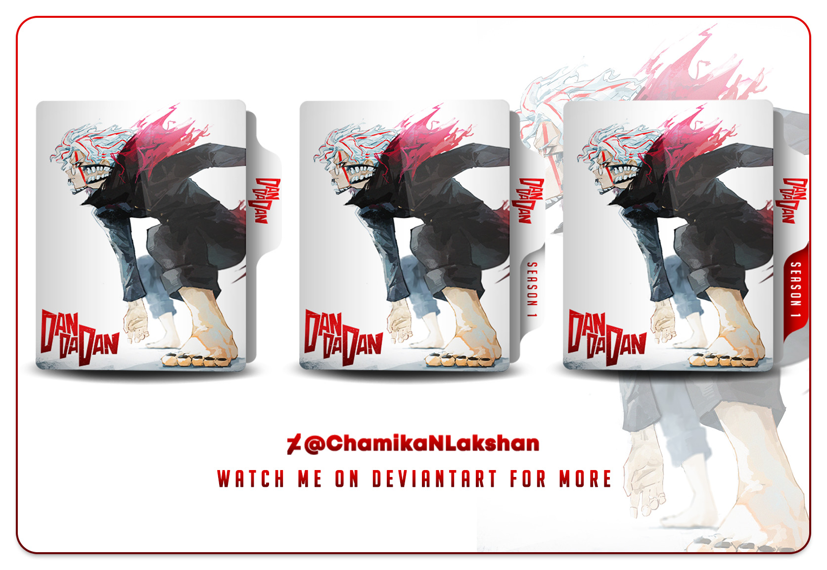 Dan Da Dan S01 (2024) Folder Icons - Req by ChamikaNLakshan on DeviantArt