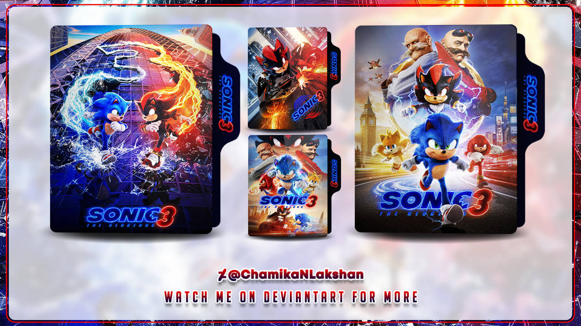 Sonic the Hedgehog 3 (2024) Folder Icons V1 by ChamikaNLakshan on ...