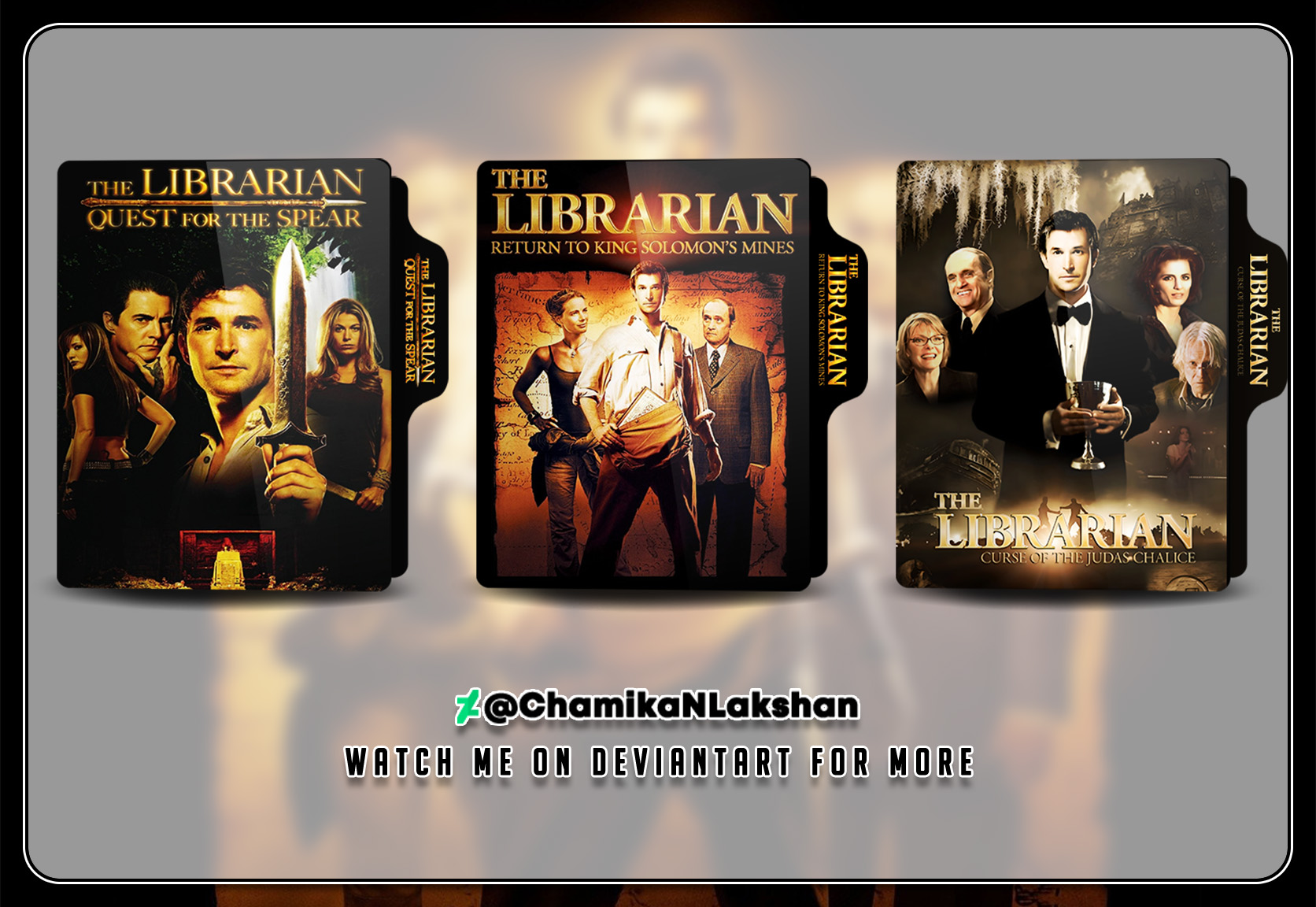 The Librarian 1, 2 and 3 Folder Icons by ChamikaNLakshan on DeviantArt