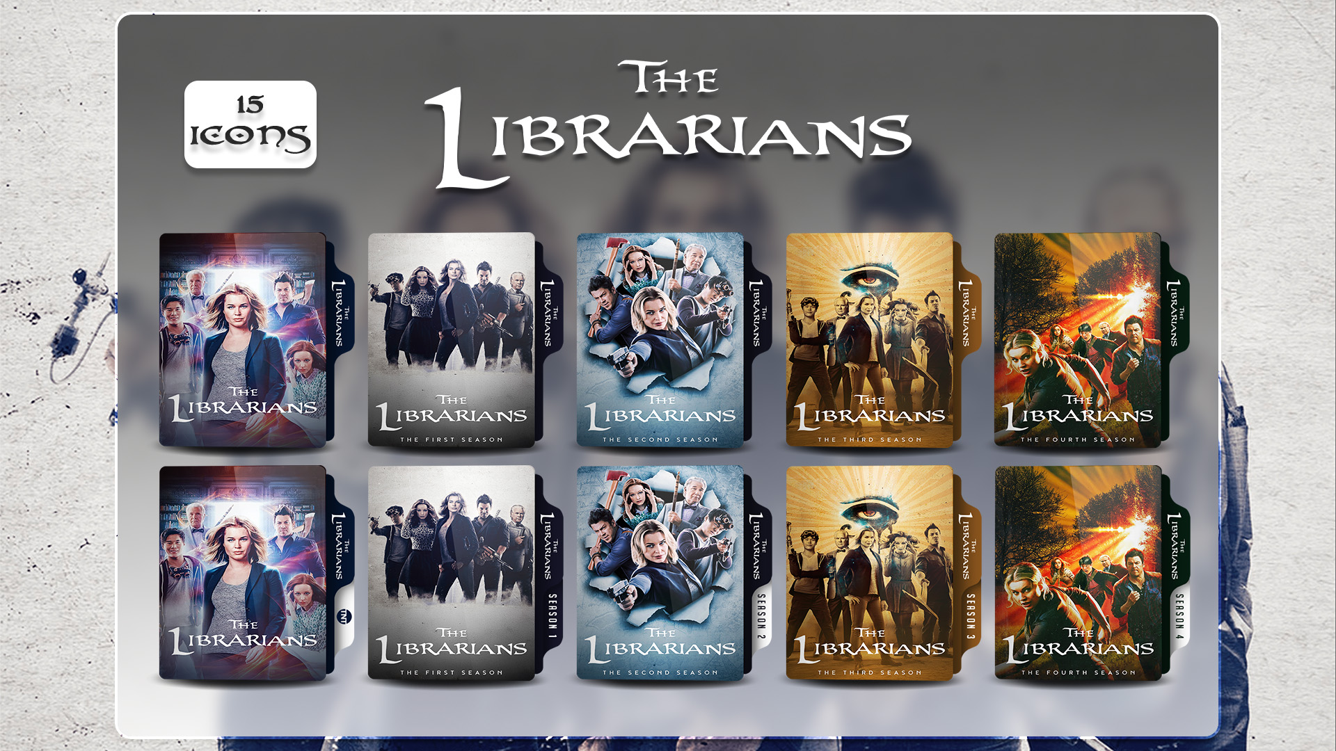 The Librarians S01~S04, Main Folder Icons by ChamikaNLakshan on DeviantArt