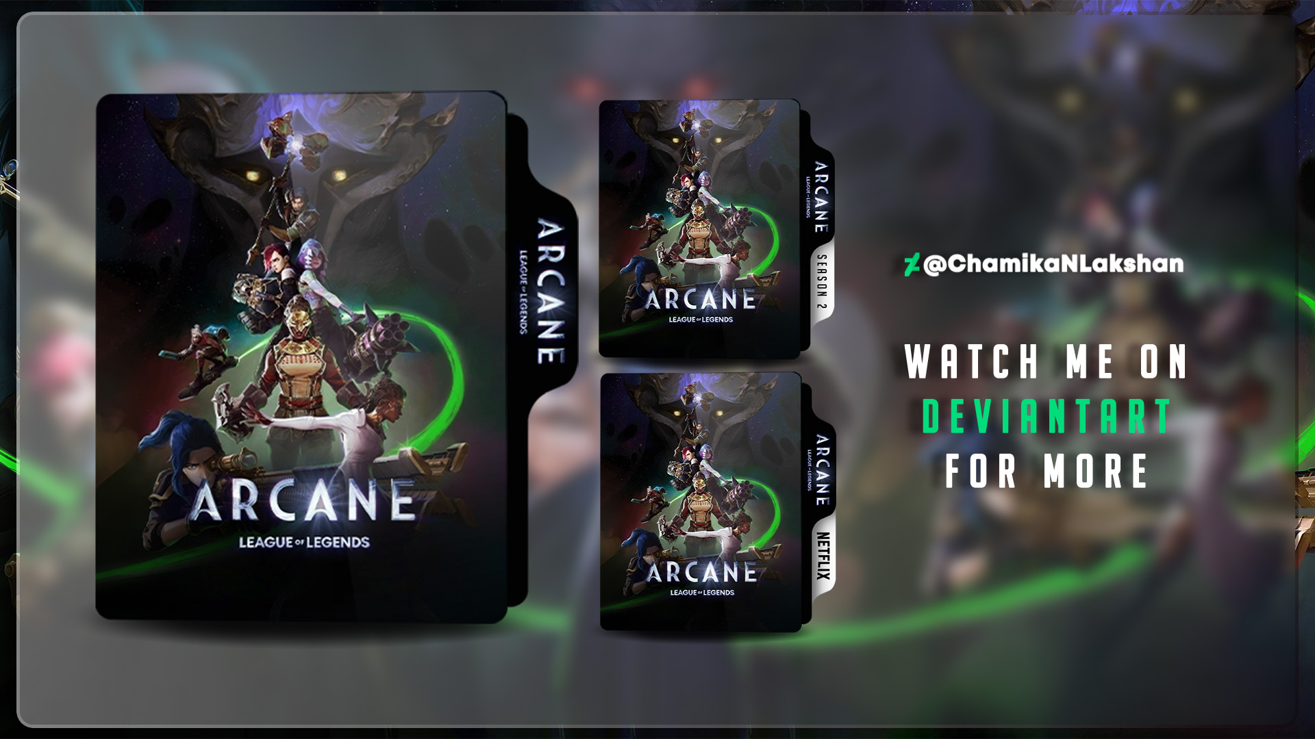 Arcane S02 Folder Icons V1_3 by ChamikaNLakshan on DeviantArt