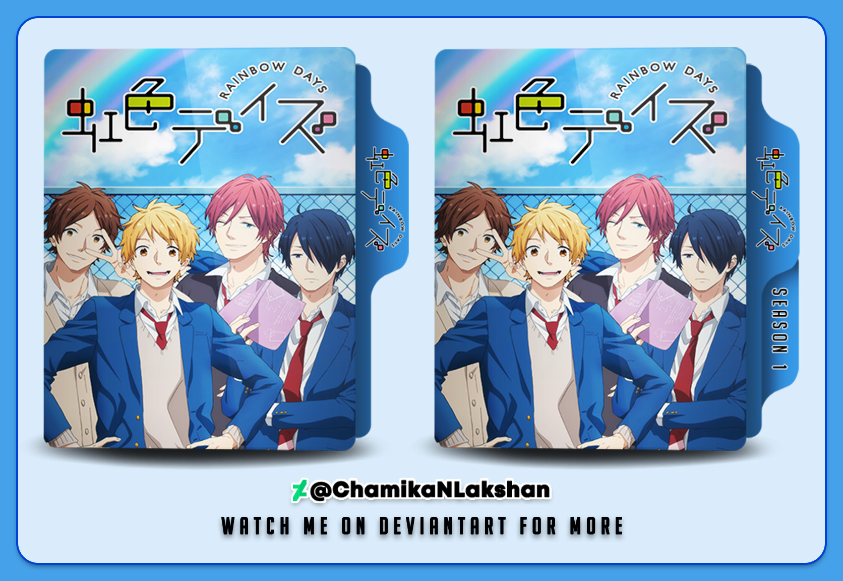 Rainbow Days S01 Folder Icons by ChamikaNLakshan on DeviantArt