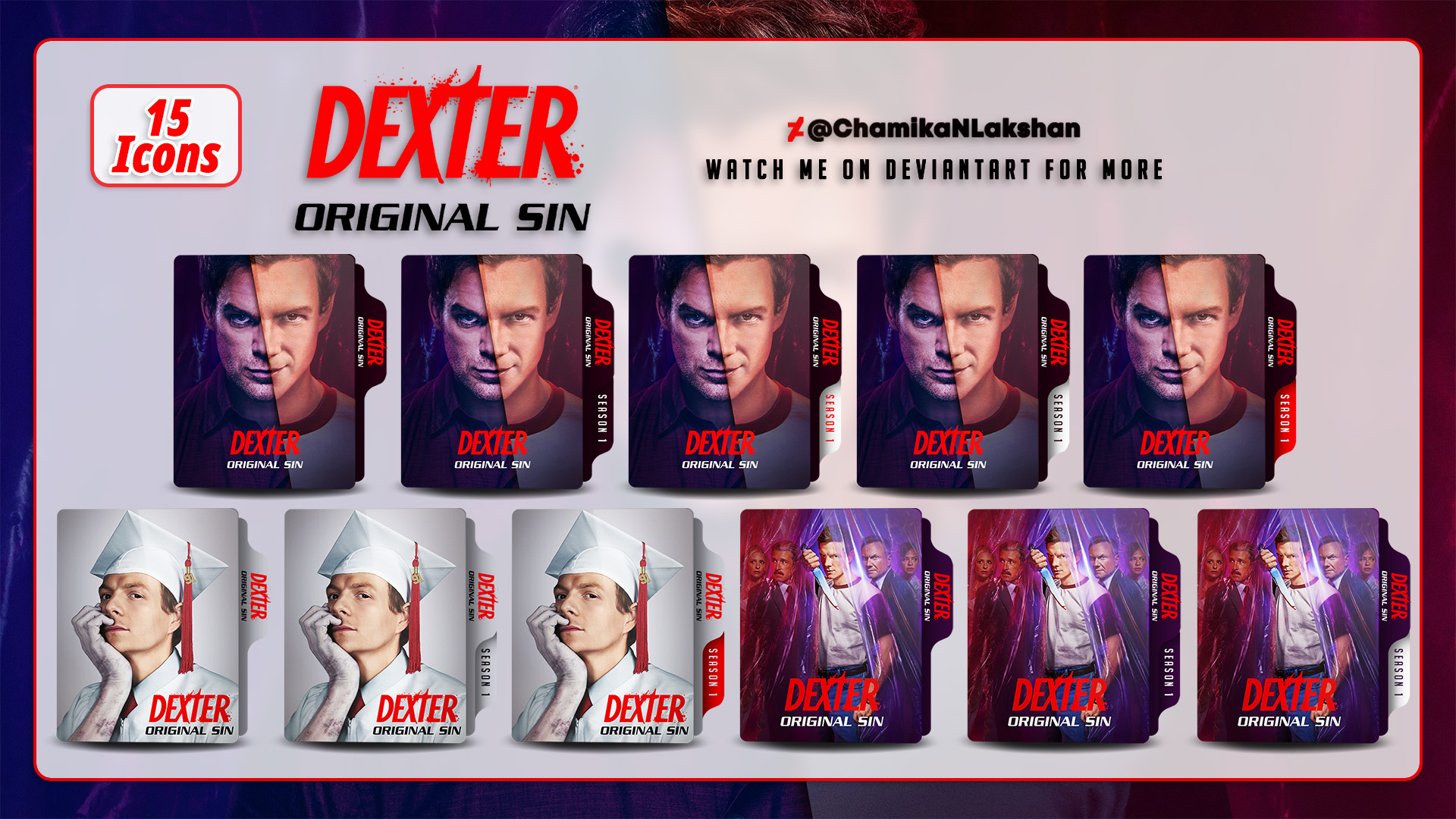Dexter Original Sin S01 Folder Icons by ChamikaNLakshan on DeviantArt