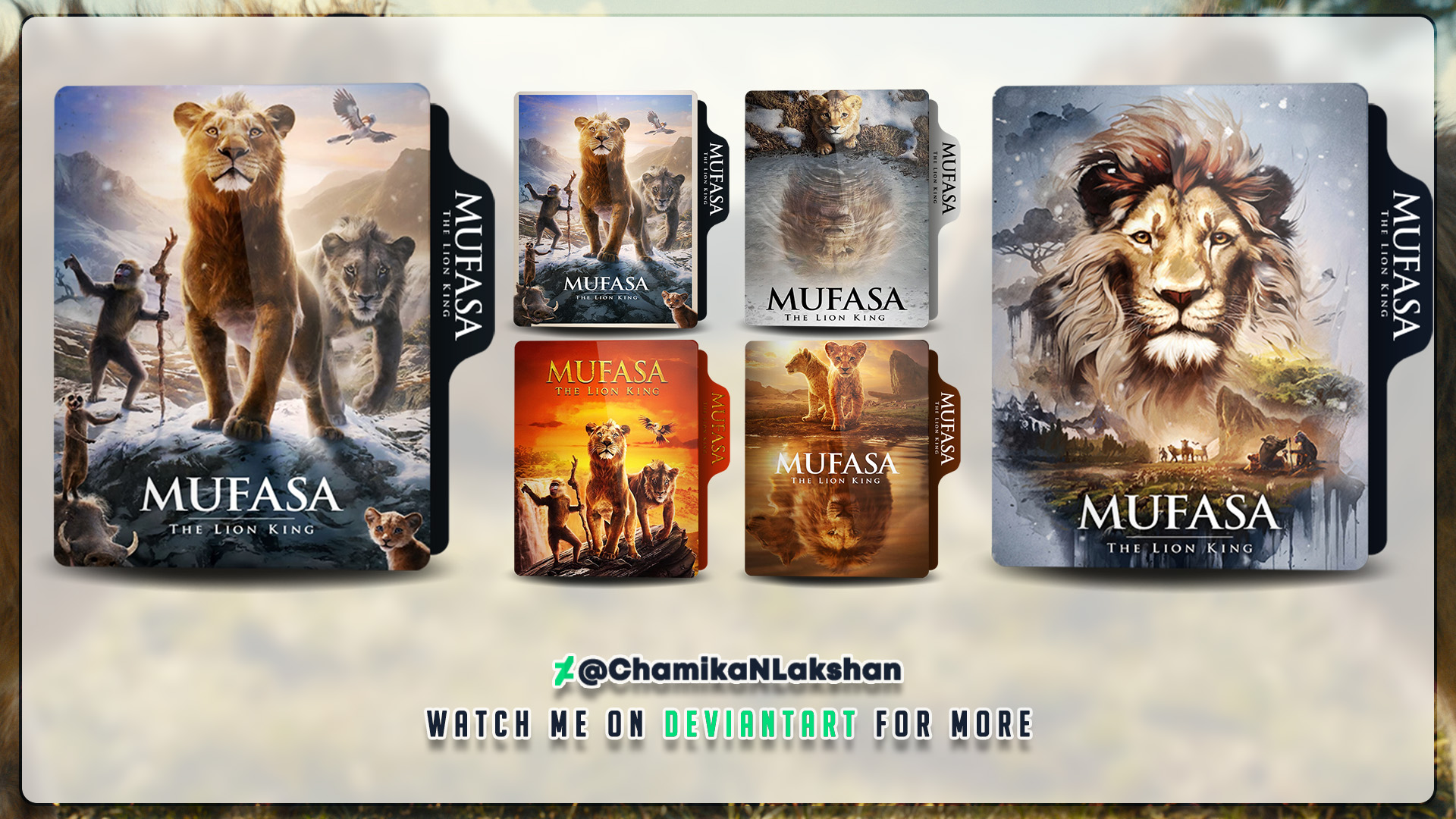 Mufasa The Lion King (2024) Folder Icons V1 by ChamikaNLakshan on ...